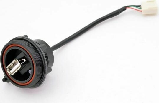 Разъем BULGIN PX0843/A Гнездо USB A USB Buccaneer на панель гайка сзади PIN 4 IP68 1 шт
