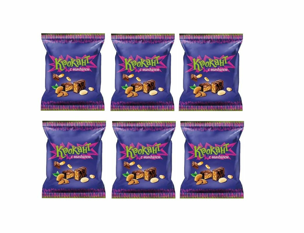 KDV Конфеты Крокант, 180 гр, 6 уп.