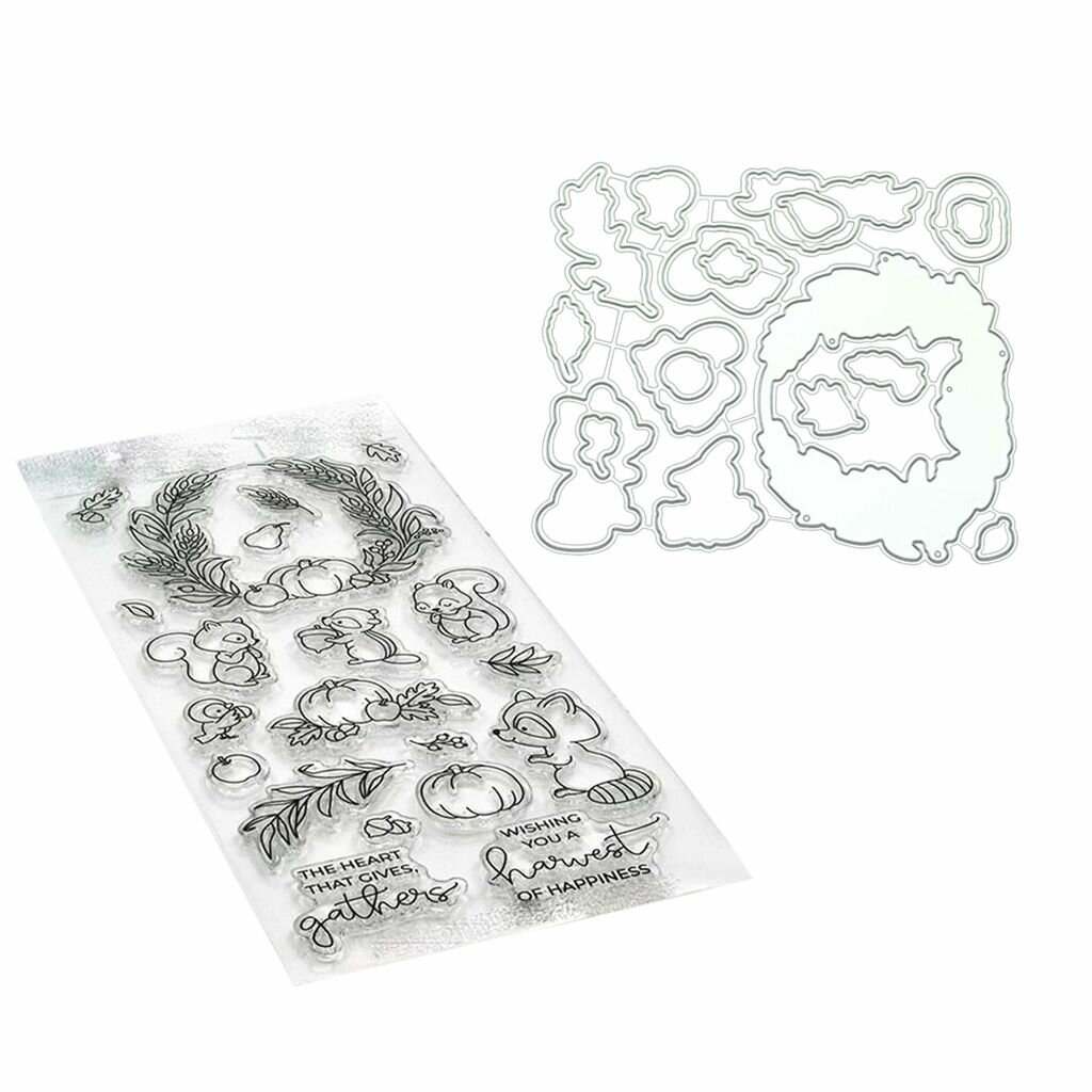 Штамп с белкой