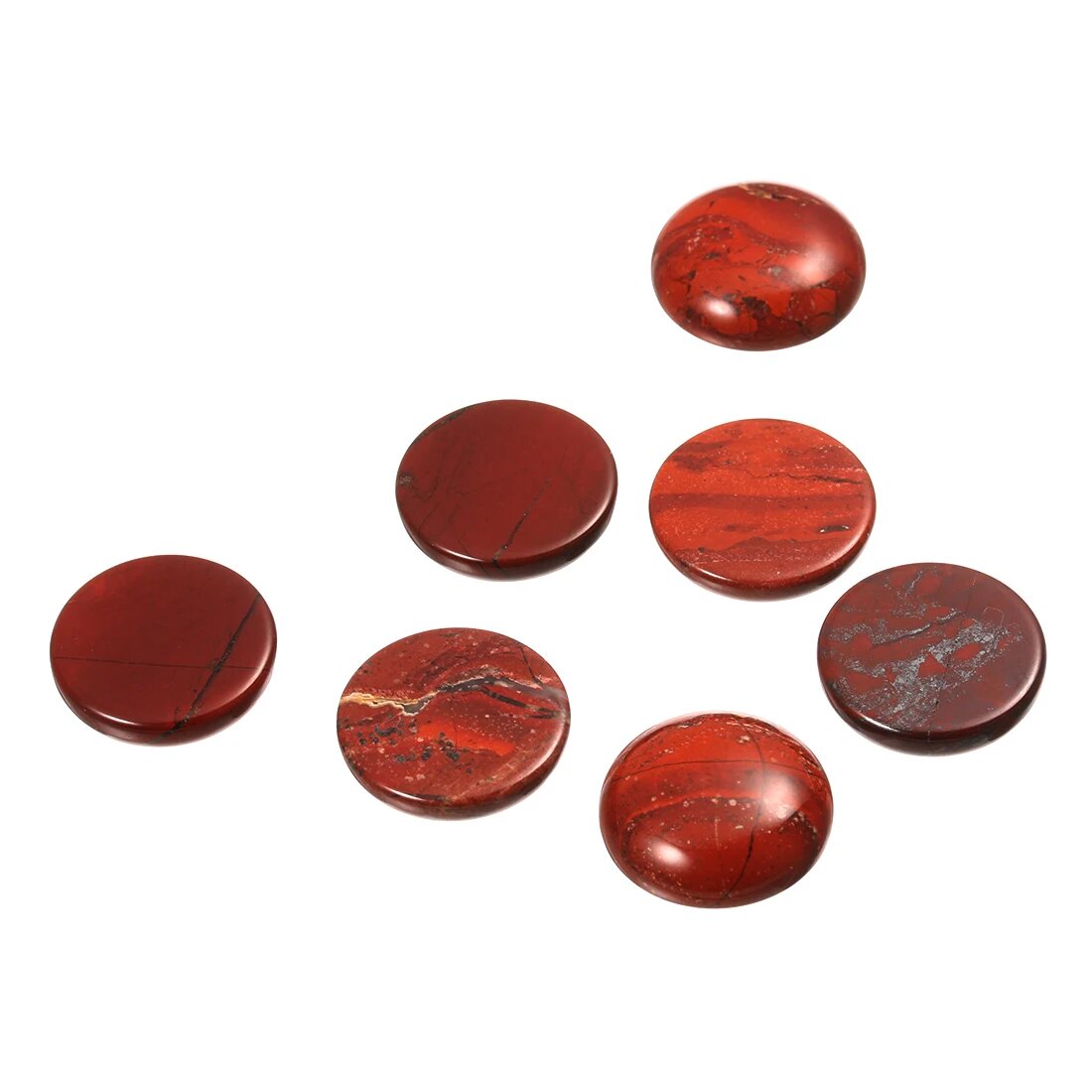 Кабошон аметист Linsoir Beads 4-25 мм Бордовый, 16mm x 10pcs, Rainbow Stone 5420