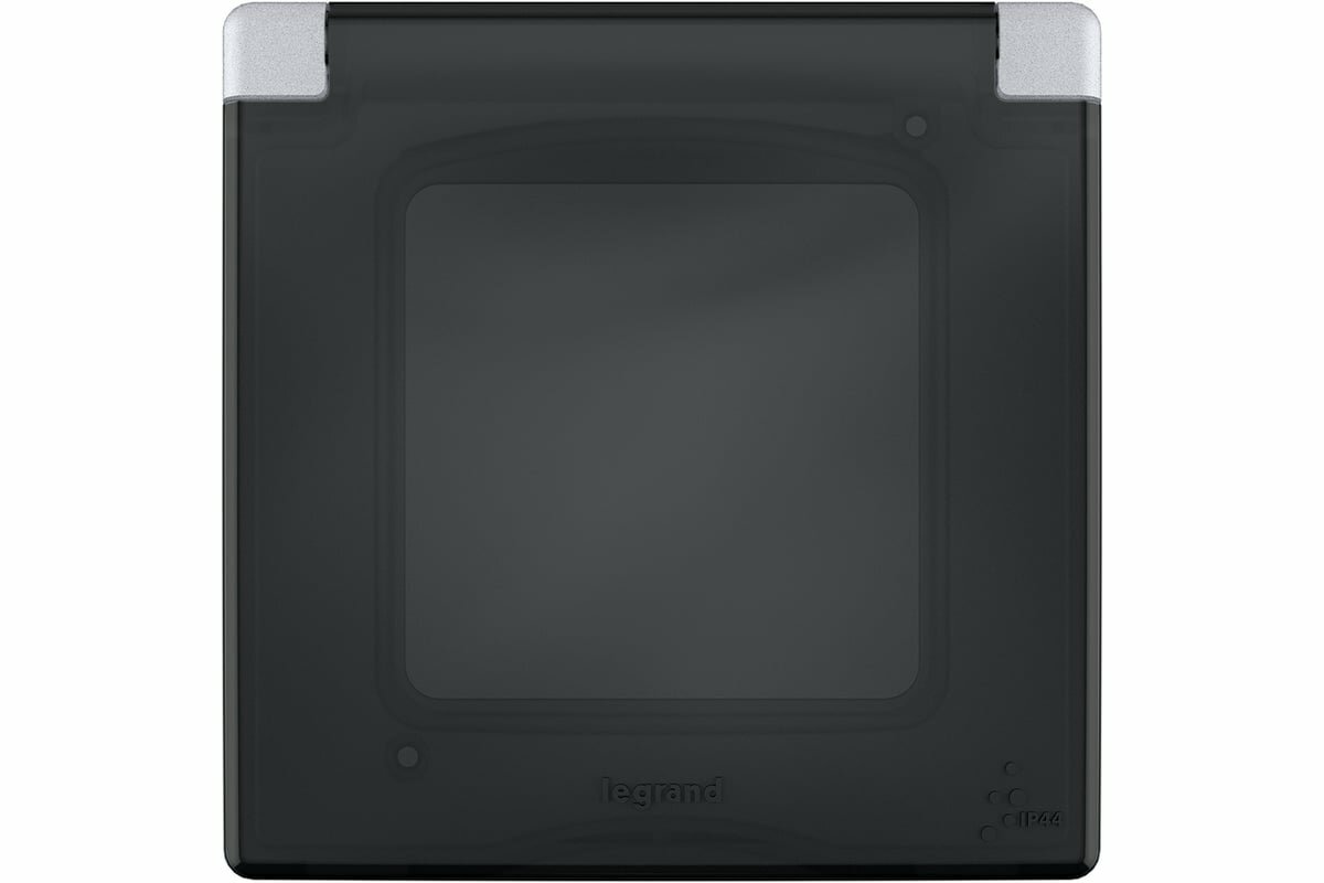 8 шт. Legrand INSPIRIA Алюминий Рамка с защитной крышкой IP 44, 673922