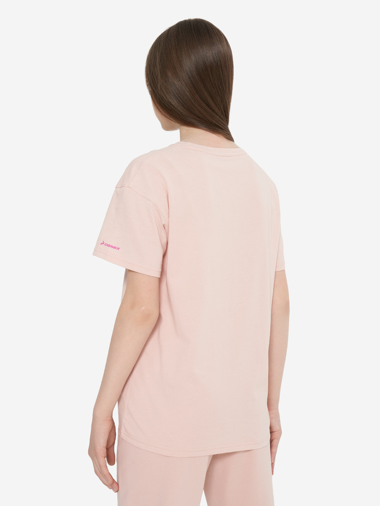 Футболка Demix Sport Style Girls T-Shirt, размер 146-152, бежевый — фото 1