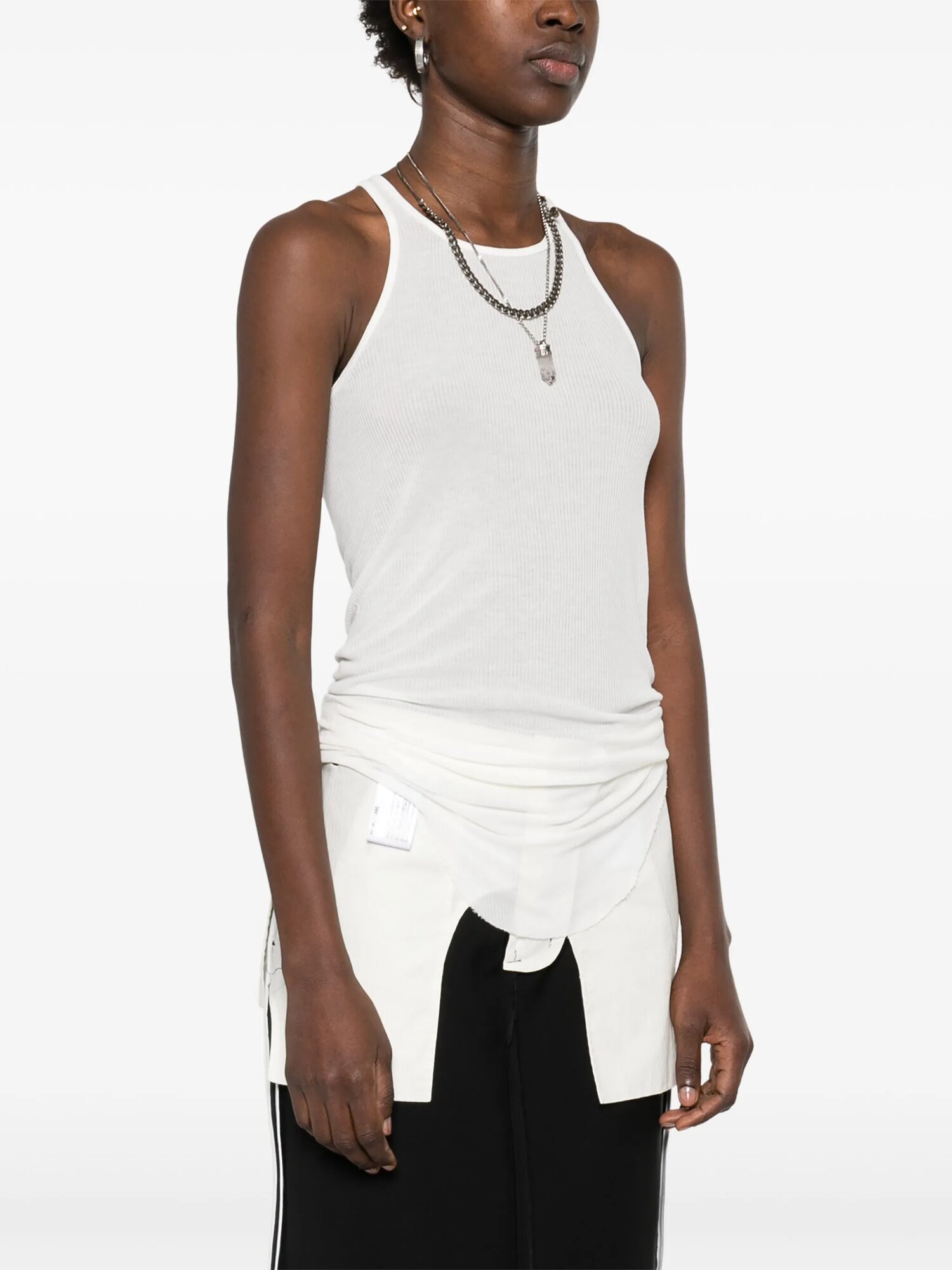 Топ Rick Owens, размер 44, white — фото 1