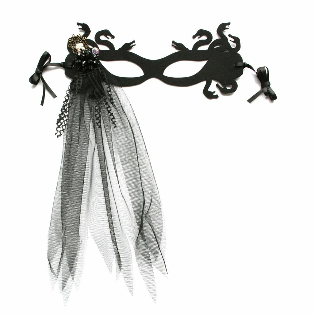 Сетчатая Маска Змеиного Демона на Хэллоуин