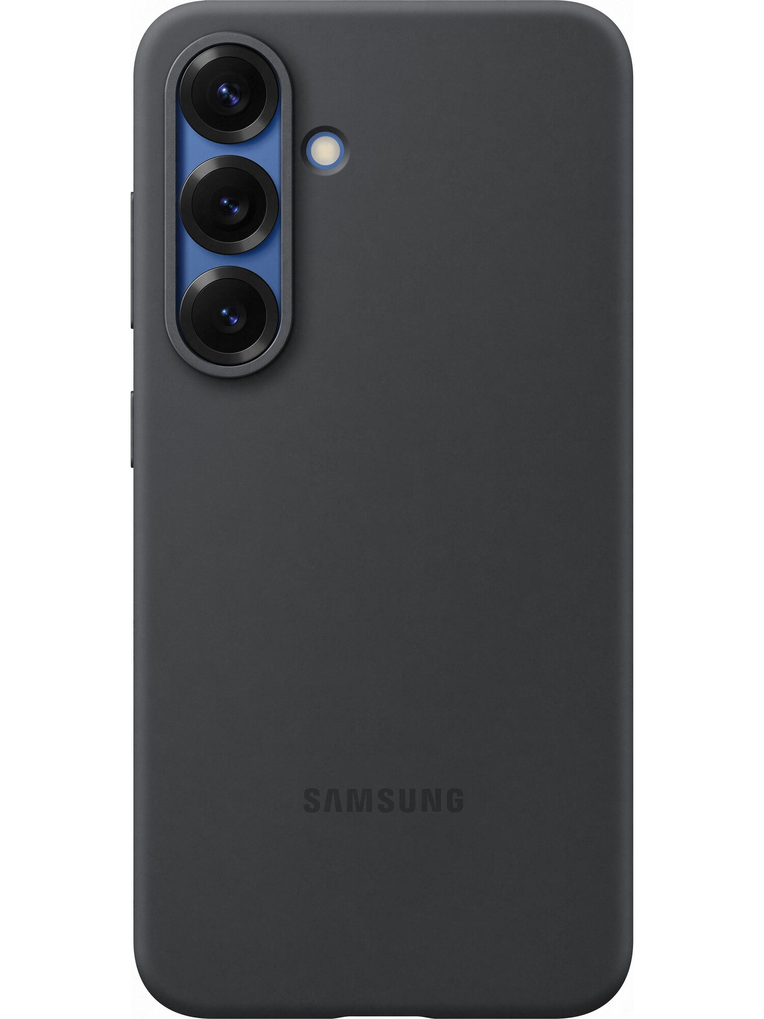 Чехол для смартфона Samsung Silicone Case Galaxy S25, силикон, черный