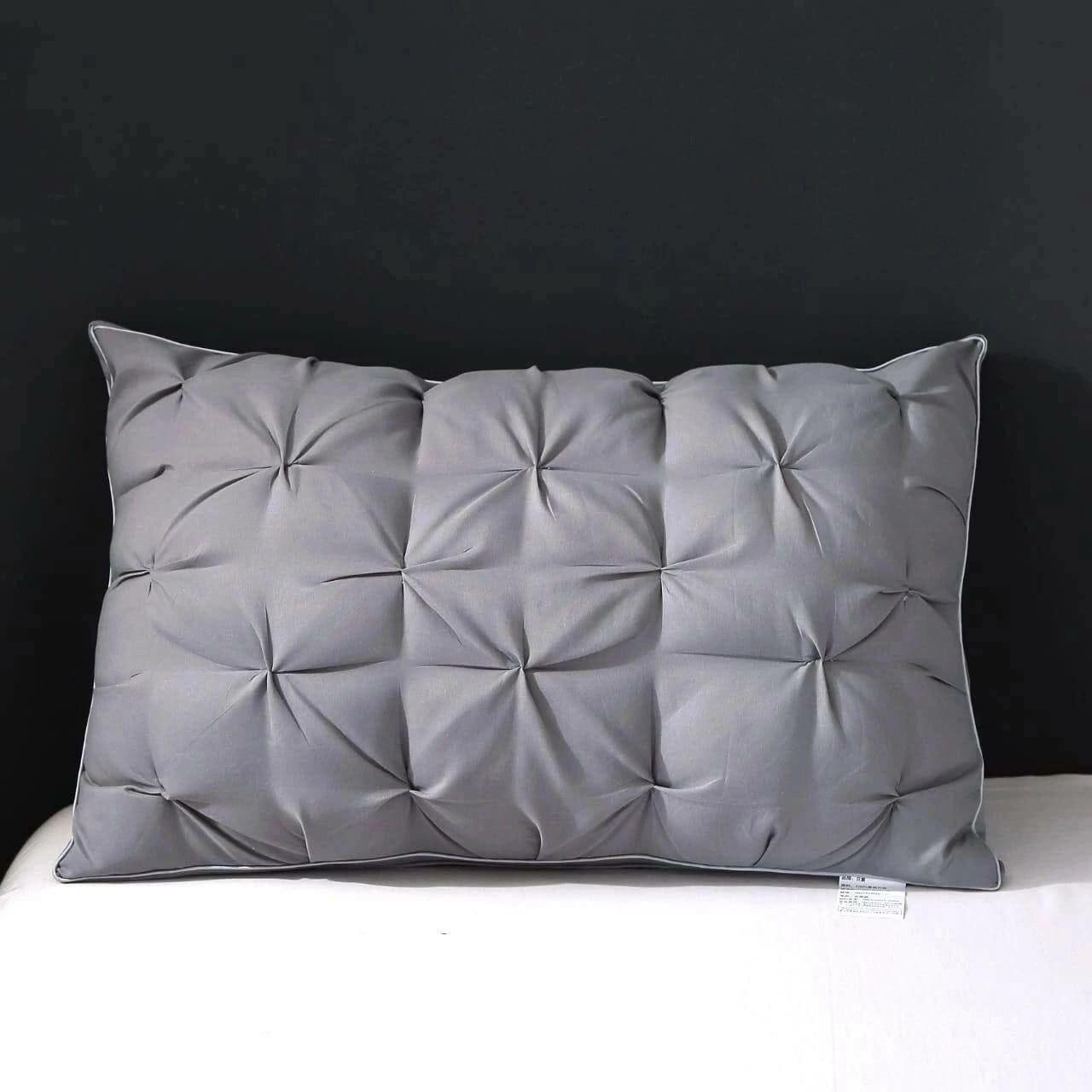 Подушка 50х70 тесто тренд года под голову для сна серая Графит