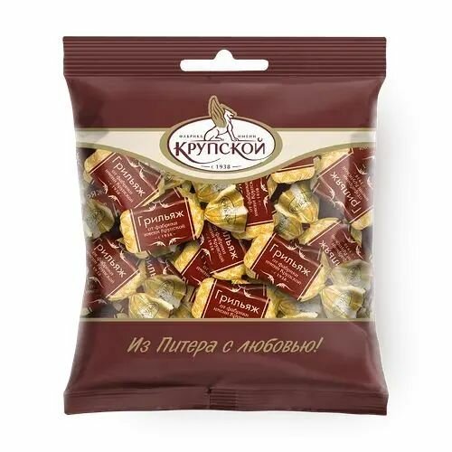 Конфеты Грильяж от фабрики им. Крупской, 1кг