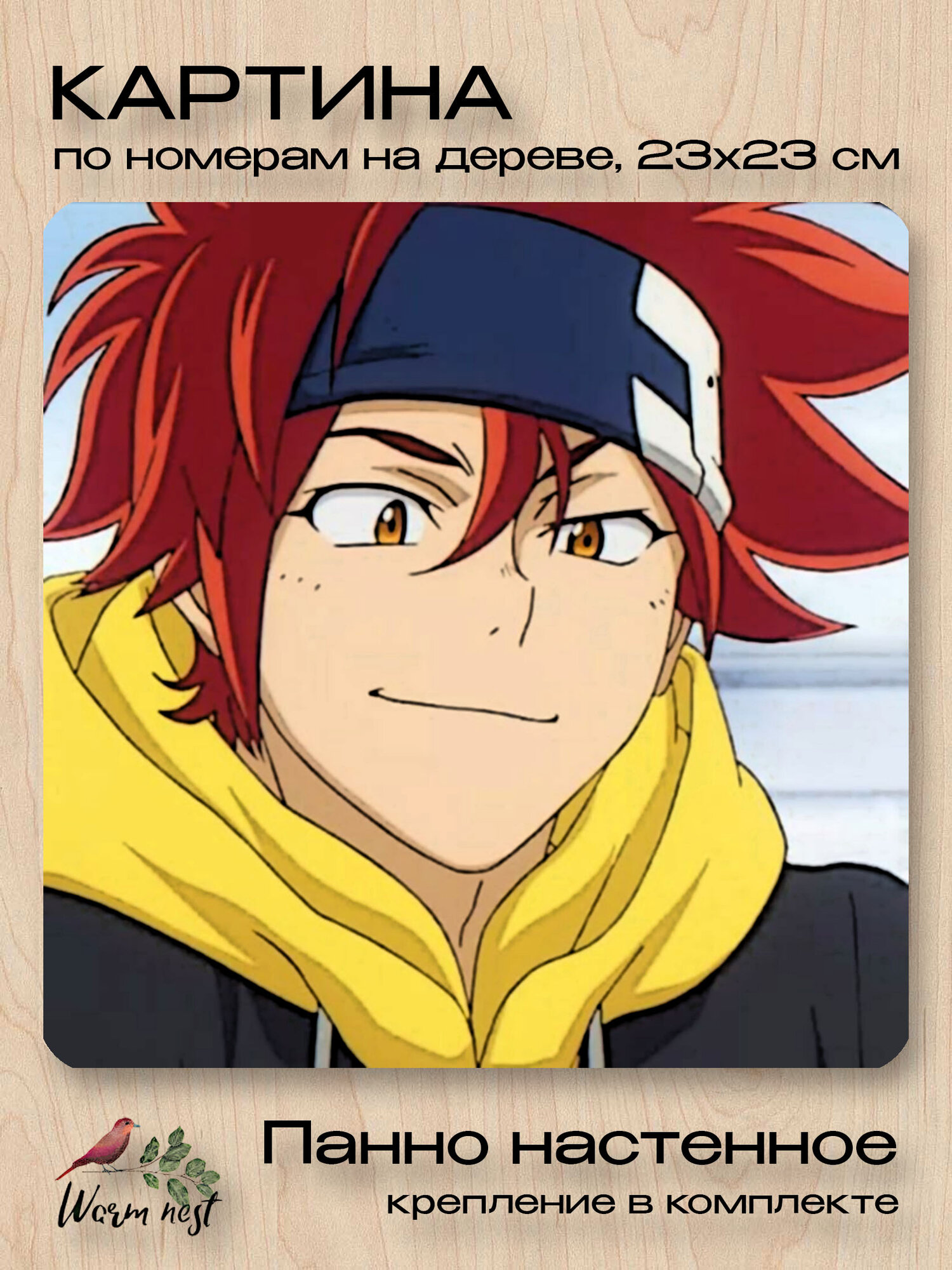 Картина по номерам на дереве - sk8 Путешествие по разным мирам