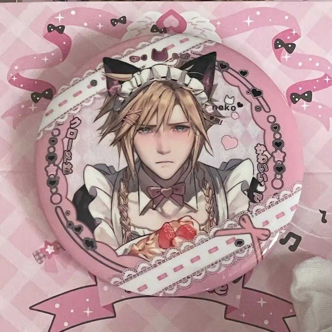 Значки Cloud Strife Maid Series Final Fantasy