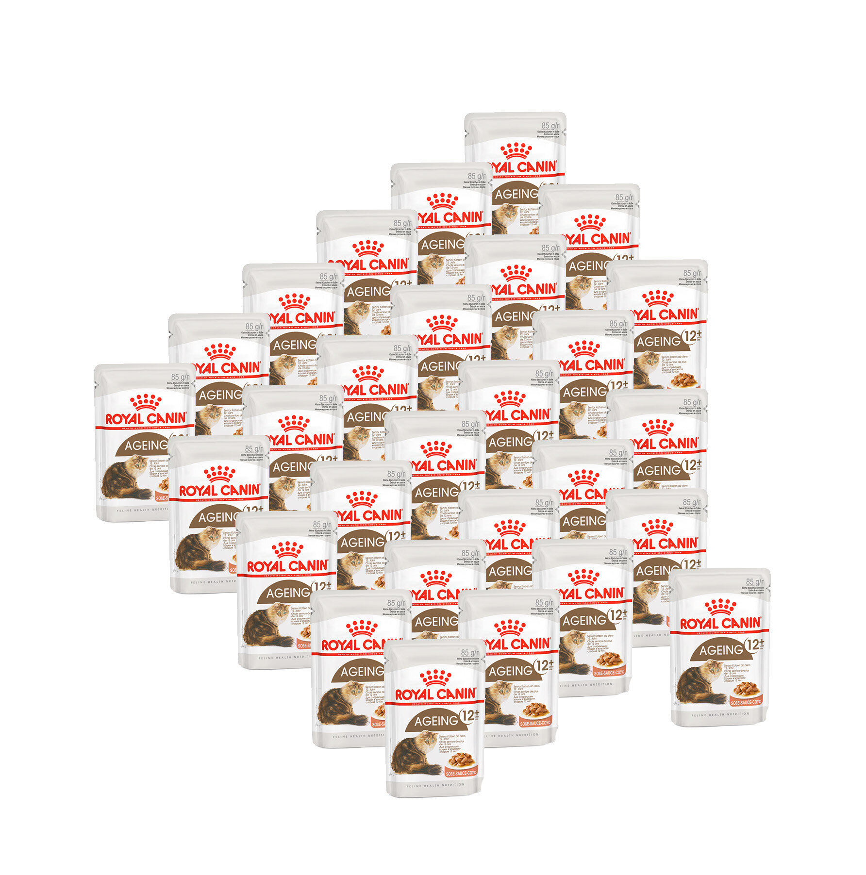 Royal Canin Корм Эйджинг 12+ для кошек старше 12 лет, 0.085 кг х 28 шт.