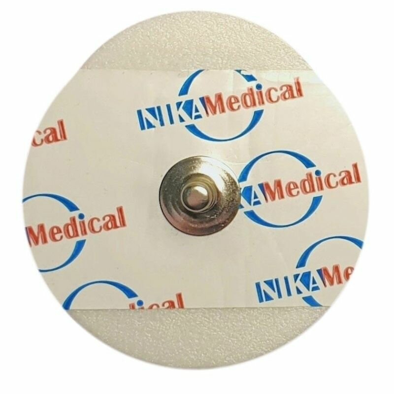 Электроды для электрокардиографа NikaMedical одноразовые, 48х34 мм, твердый гель, 50 шт