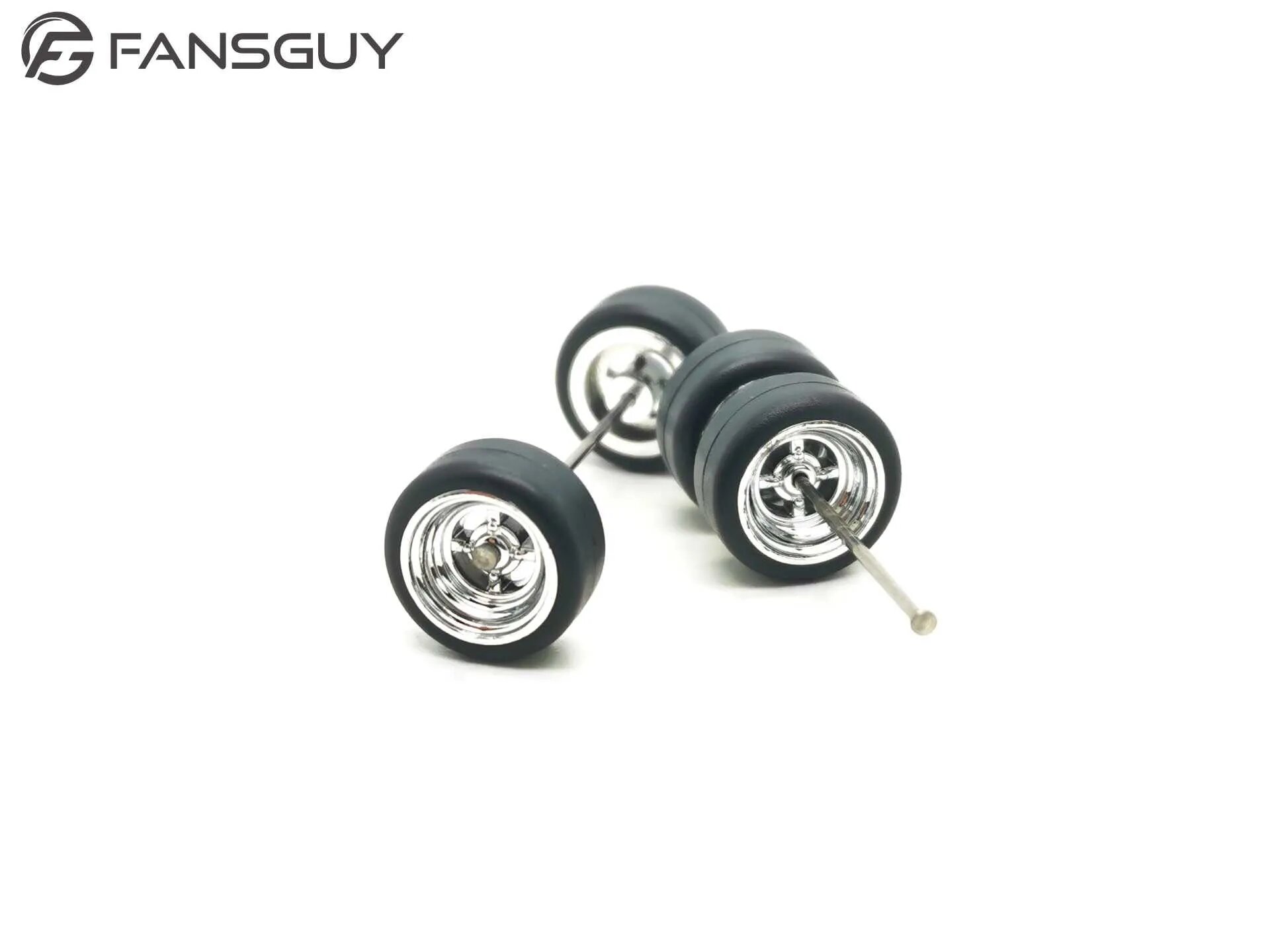Колеса для моделей авто 1/64 FANSGUY, Silvering NA 1