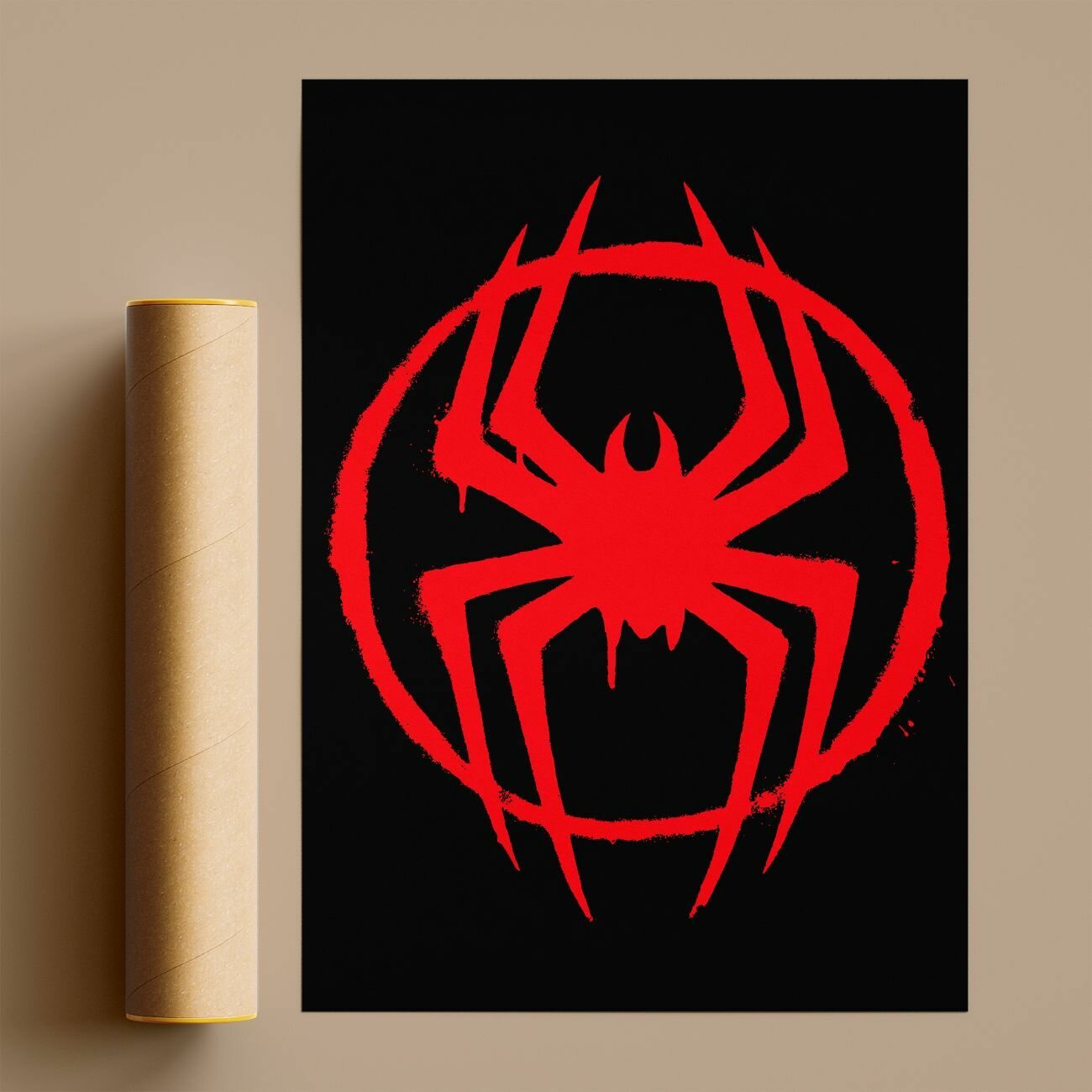 Постер Человек паук 30х40 см без рамы/ Марвел, Человек Паук, Майлз Моралес/ Плакат для интерьера, в подарок