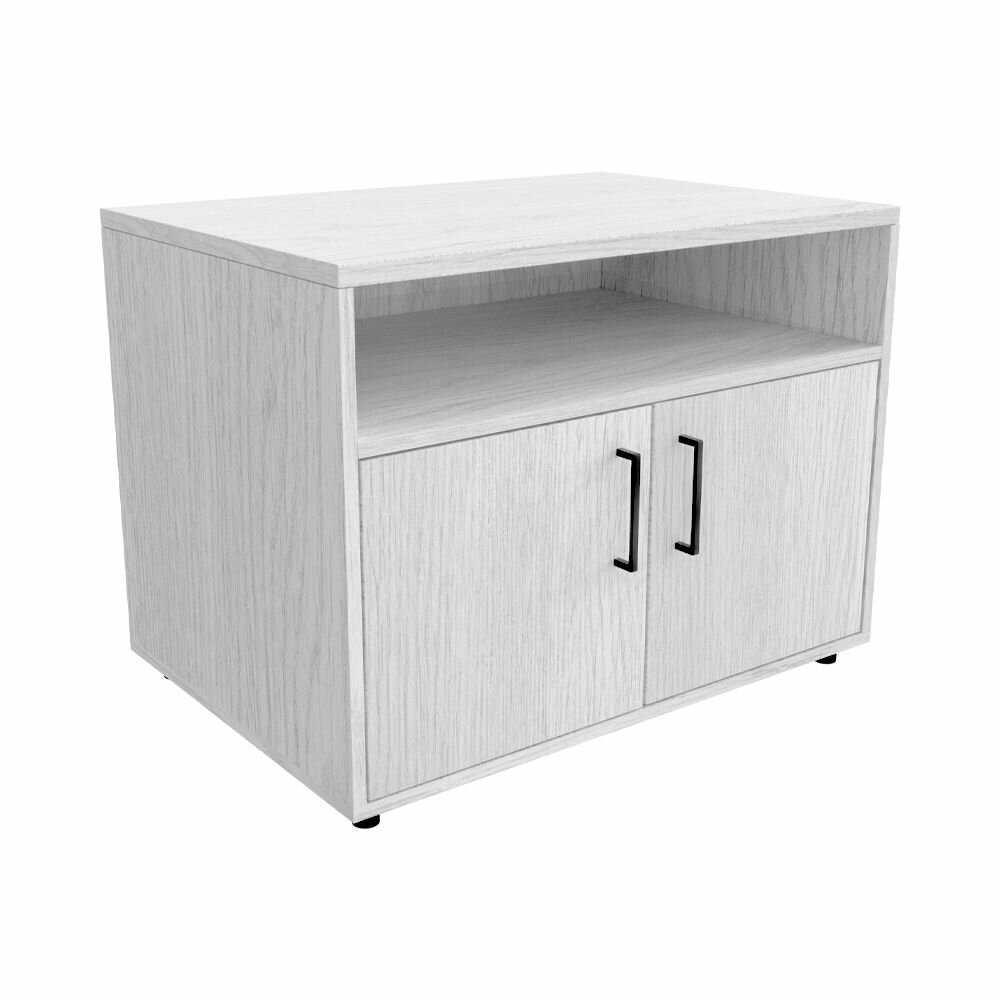 Тумба для оргтехники Т56, р. 800х560х600, Ясень Анкор белый