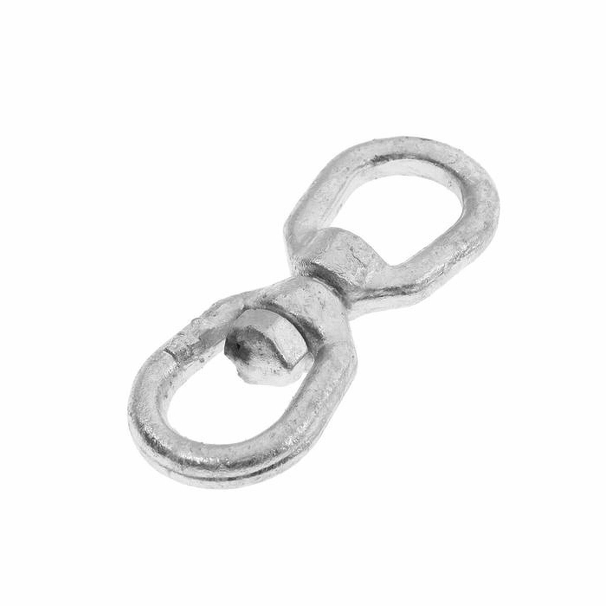 Вертлюг Тундра Krep, оцинкованная сталь, хромированный, 8мм, 1шт