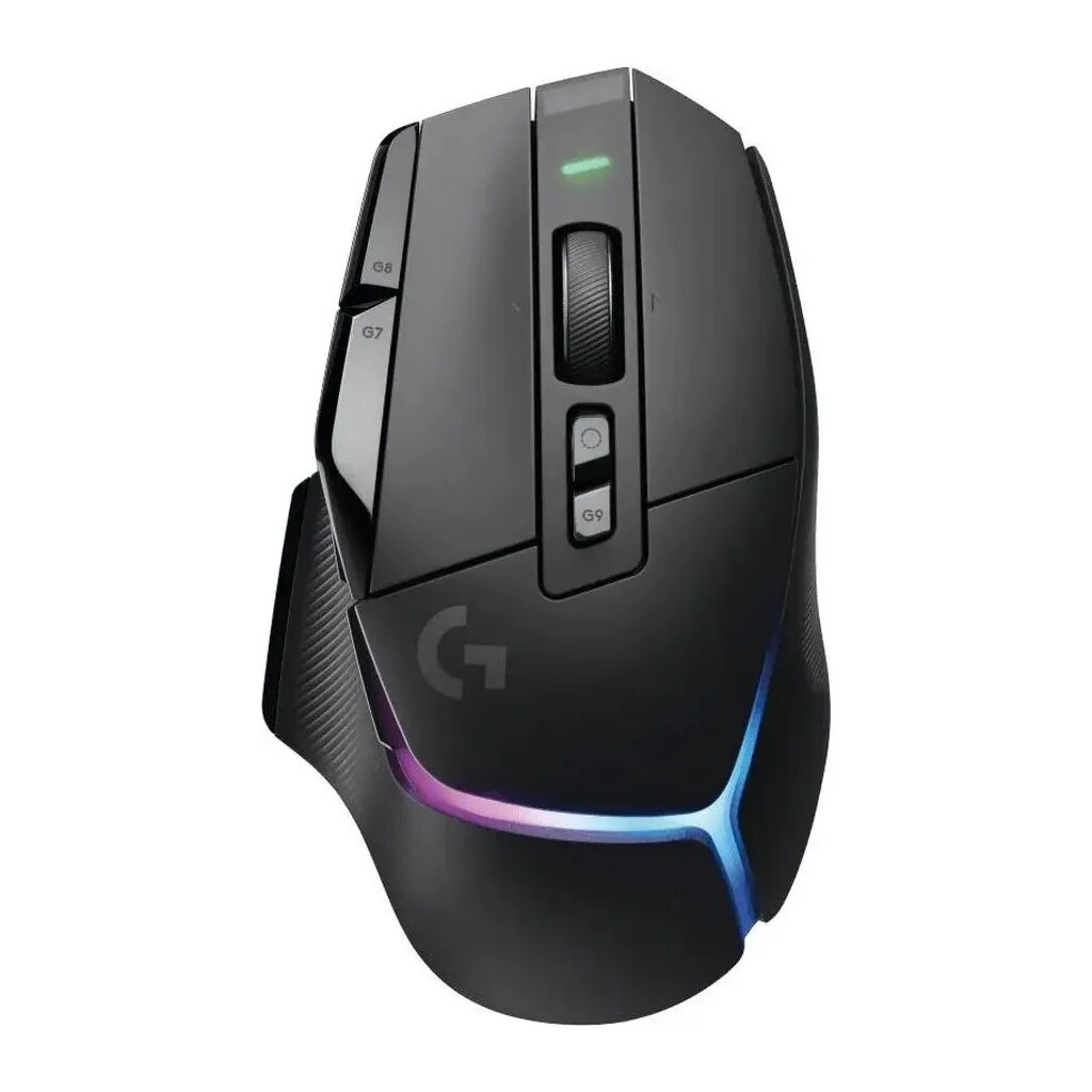 Мышь беспроводная Logitech G502 X Plus, игровая, радио, оптическая, USB, 25600dpi, черный [910-006167]