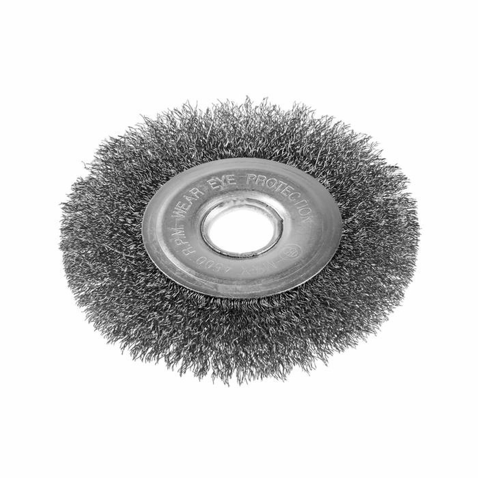 Щетка металлическая для УШМ тундра, плоская, посадка 22 мм, 125 мм