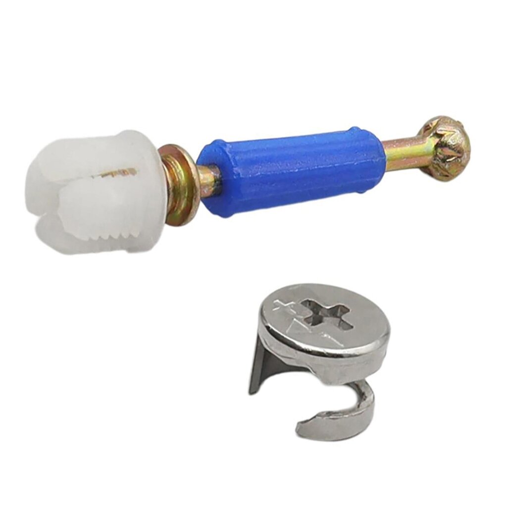 100шт Кулачковая Контргайка и Кулачковый Винт 3 в 1 Кулачковый Соединительный Болт Фитинги Крепежные Детали Фурнитура для Выдвижного Ящика Комода Шкафа