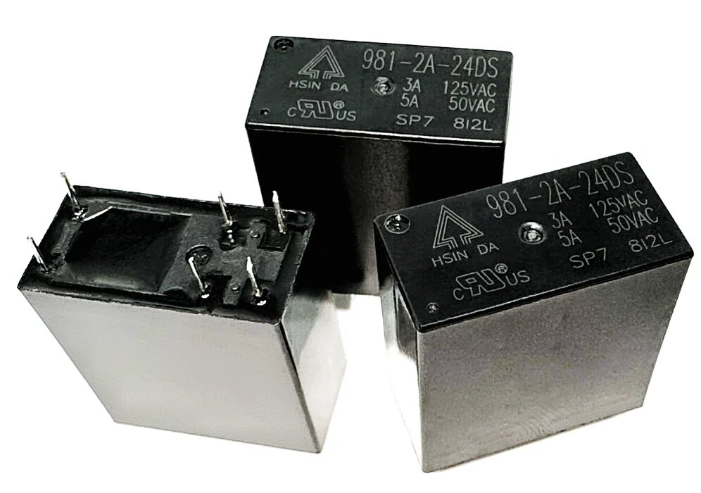 100%новое реле 981-2A-24DS 24 В постоянного тока, 6 А, 1 шт, реле