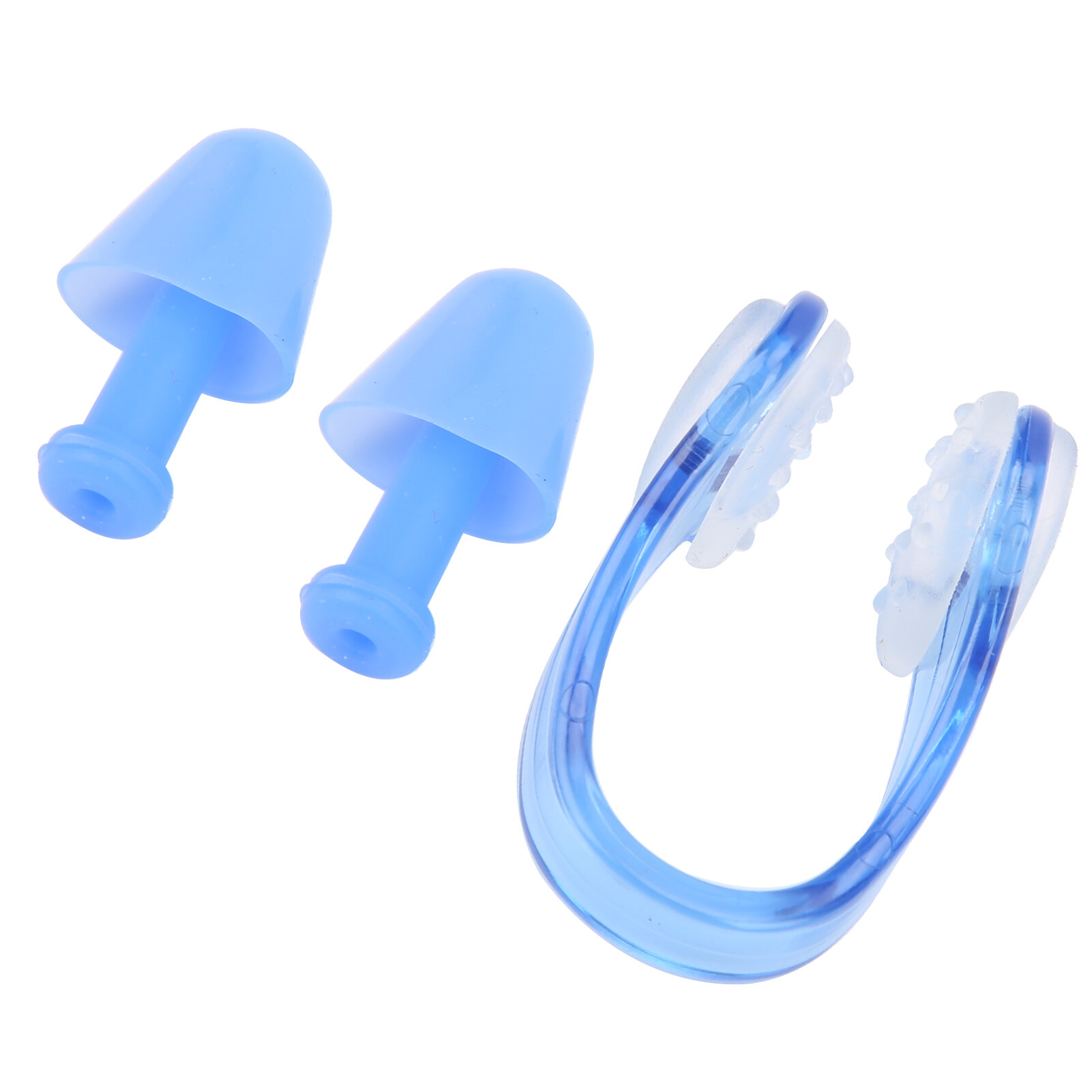 Мягкие силиконовые беруши для плавания из ПК, набор зажимов для носа для водонепроницаемого серфинга, дайвинга SportsBlue