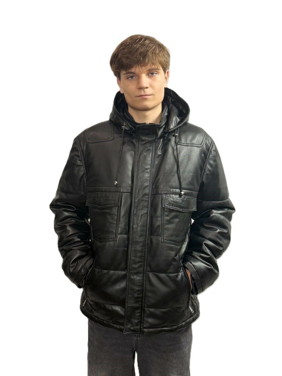 Куртка кожаная