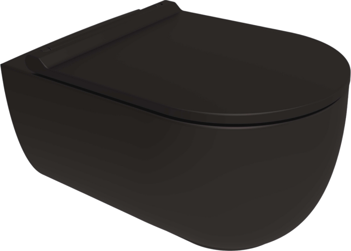 Унитаз подвесной Bien Vokha MDKA052N1VP1B7000 безободковый, с функцией биде, черный матовый