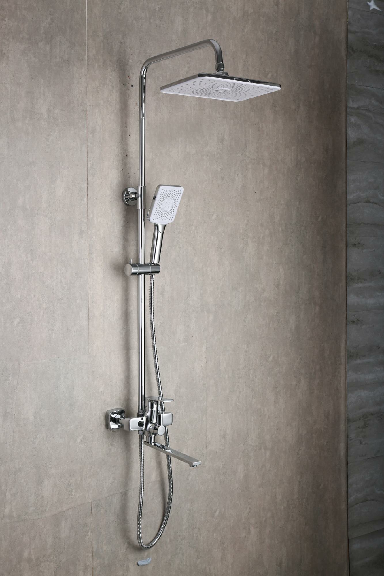 Душевая система Frap F2CO47SX1, однорычажная, хром