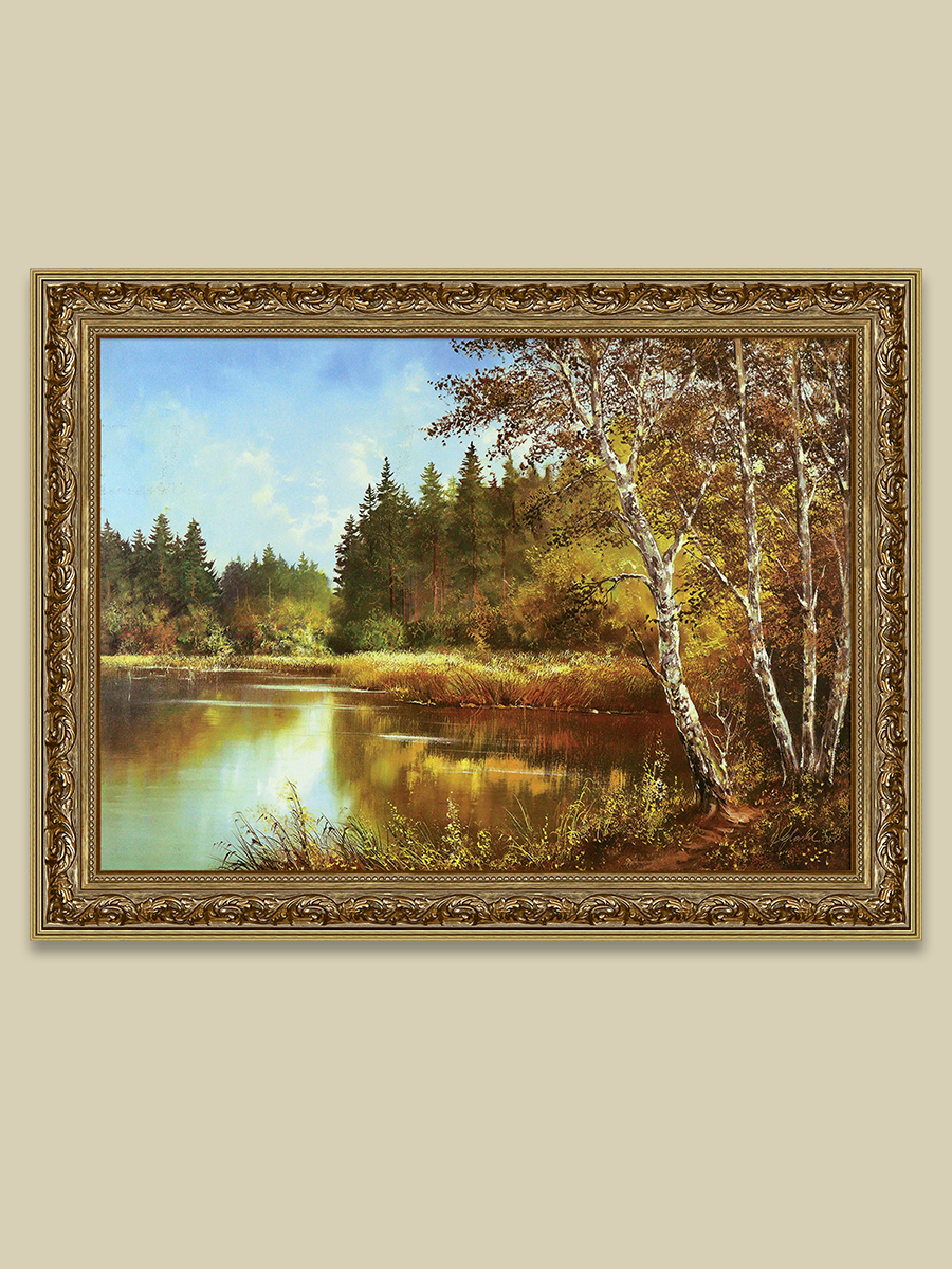 Картина на стену для интерьера Декарт настенный декор панно в раме багете в гостиную ванную детскую для офиса лофт пейзаж абстракция