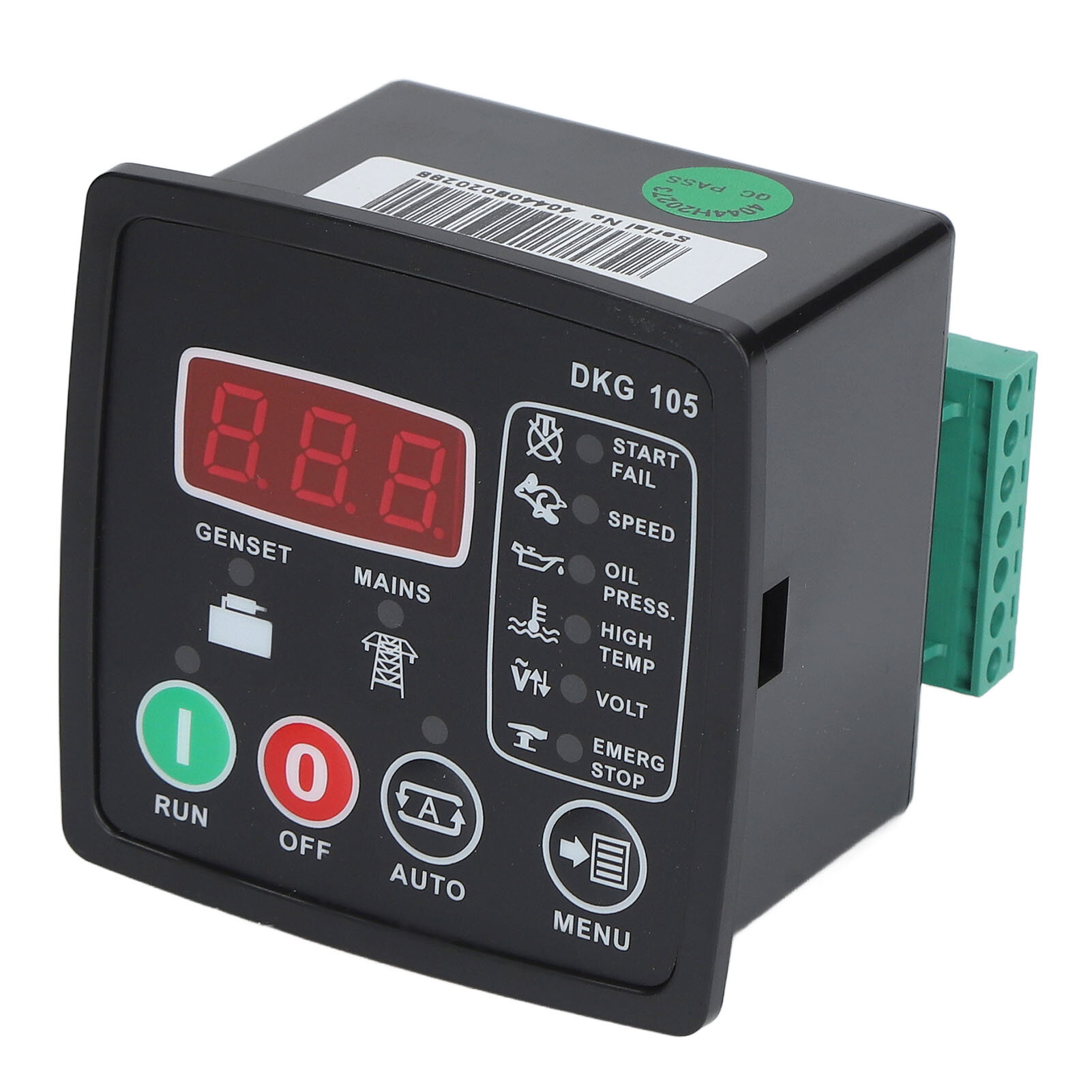 Контроллер двигателя генератора Автоматический запуск и остановка модуля контроллера дизельного двигателя Панель для генератора дизельного бензинового двигателя