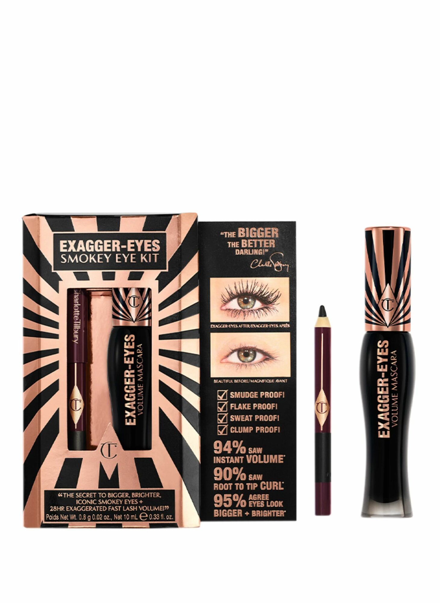 Charlotte Tilbury Набор для макияжа EXAGGEREYES SMOKEY EYE KIT