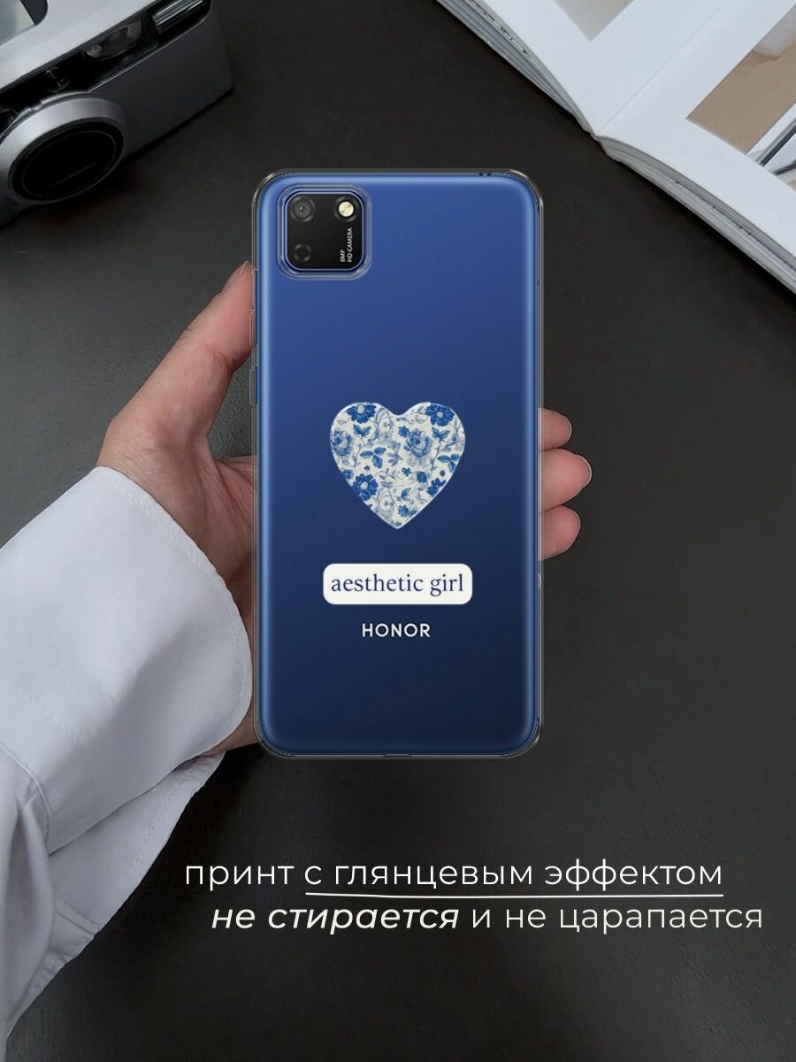 Чехол на Honor 9S/Huawei Y5p / Хонор 9S/Хуавей Y5p с принтом "Aesthetic girl" — фото 1