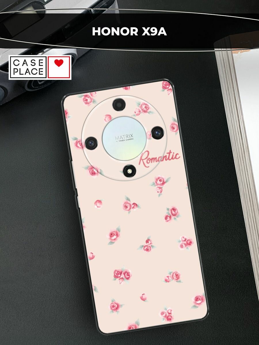 Силиконовый чехол на Honor X9A / Хонор X9A с принтом "Romantic"