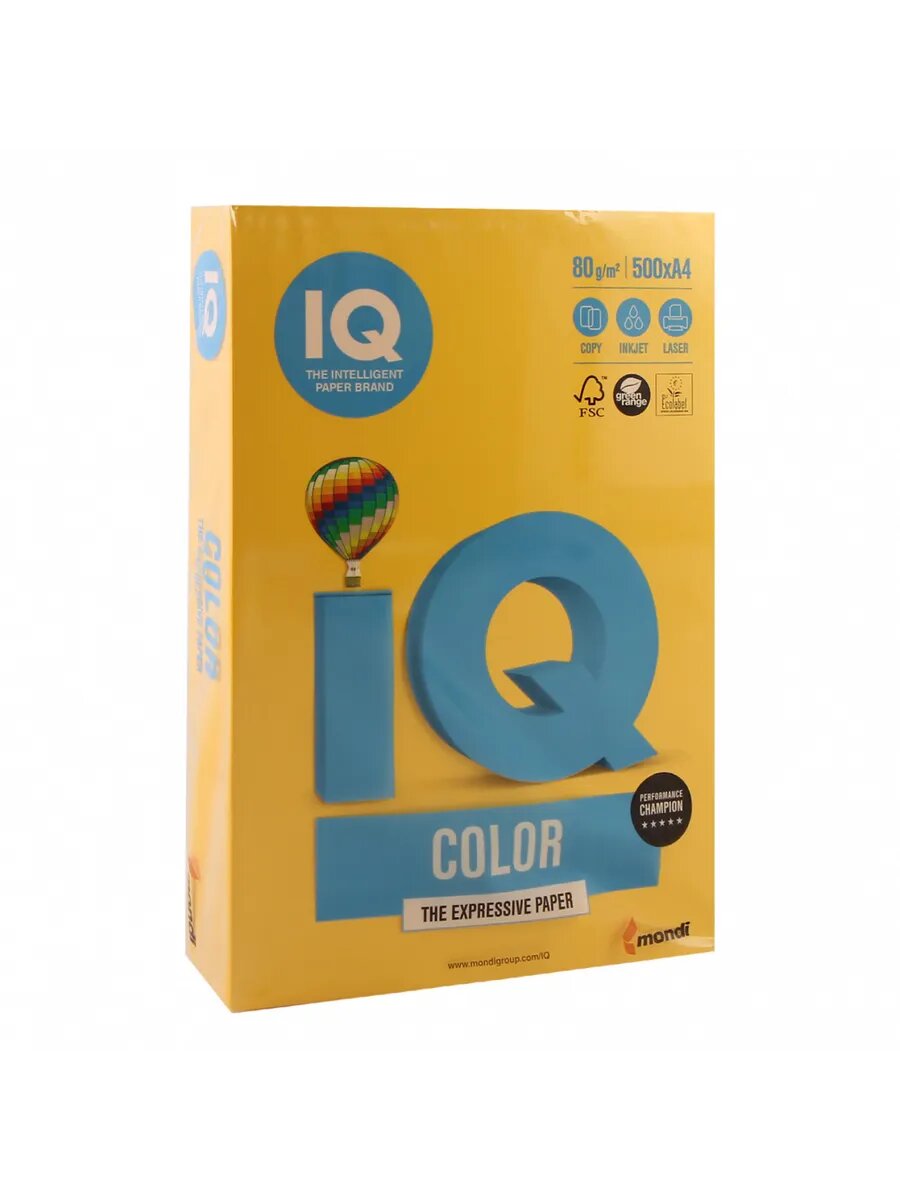 Бумага цветная для принтера А4 500 листов