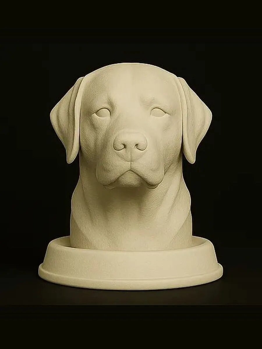 Собака Лабрадор (8см, черный) Верный друг