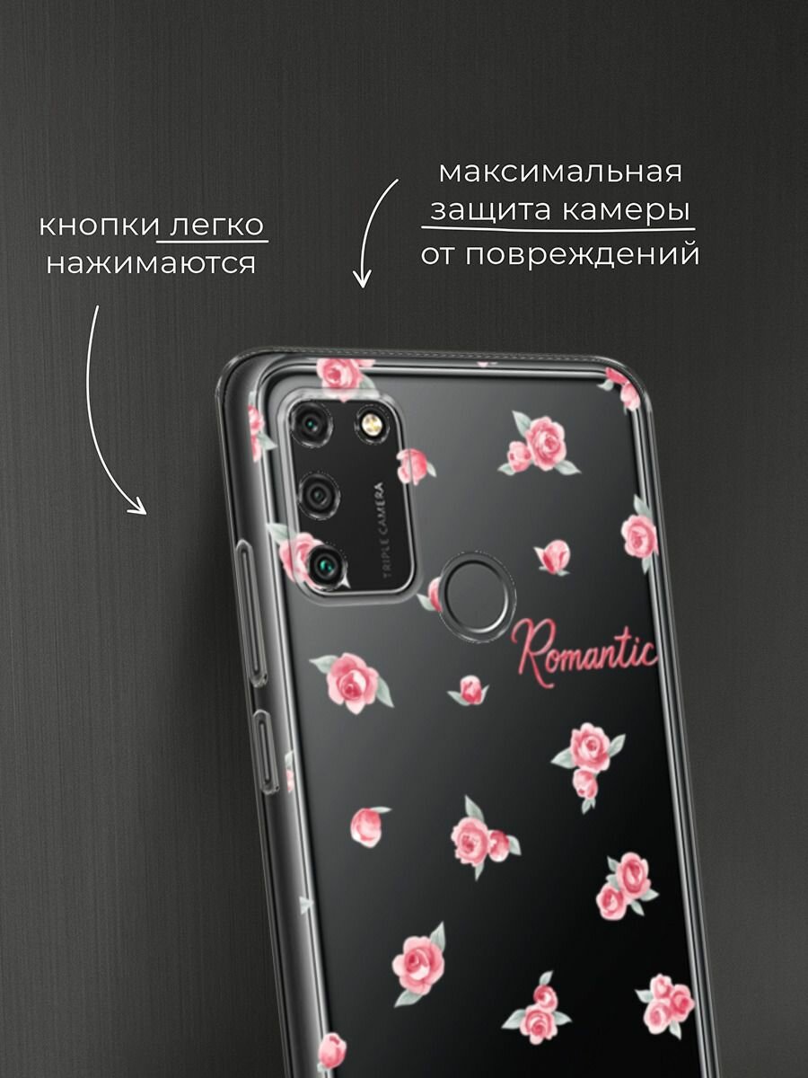 Чехол на Honor 9A / Хонор 9А с принтом "Romantic 3" — фото 1