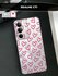 Чехол на Realme C71/P3 Lite 4G / Реалми С71/P3 Лайт 4G с принтом "Темные сердечк...