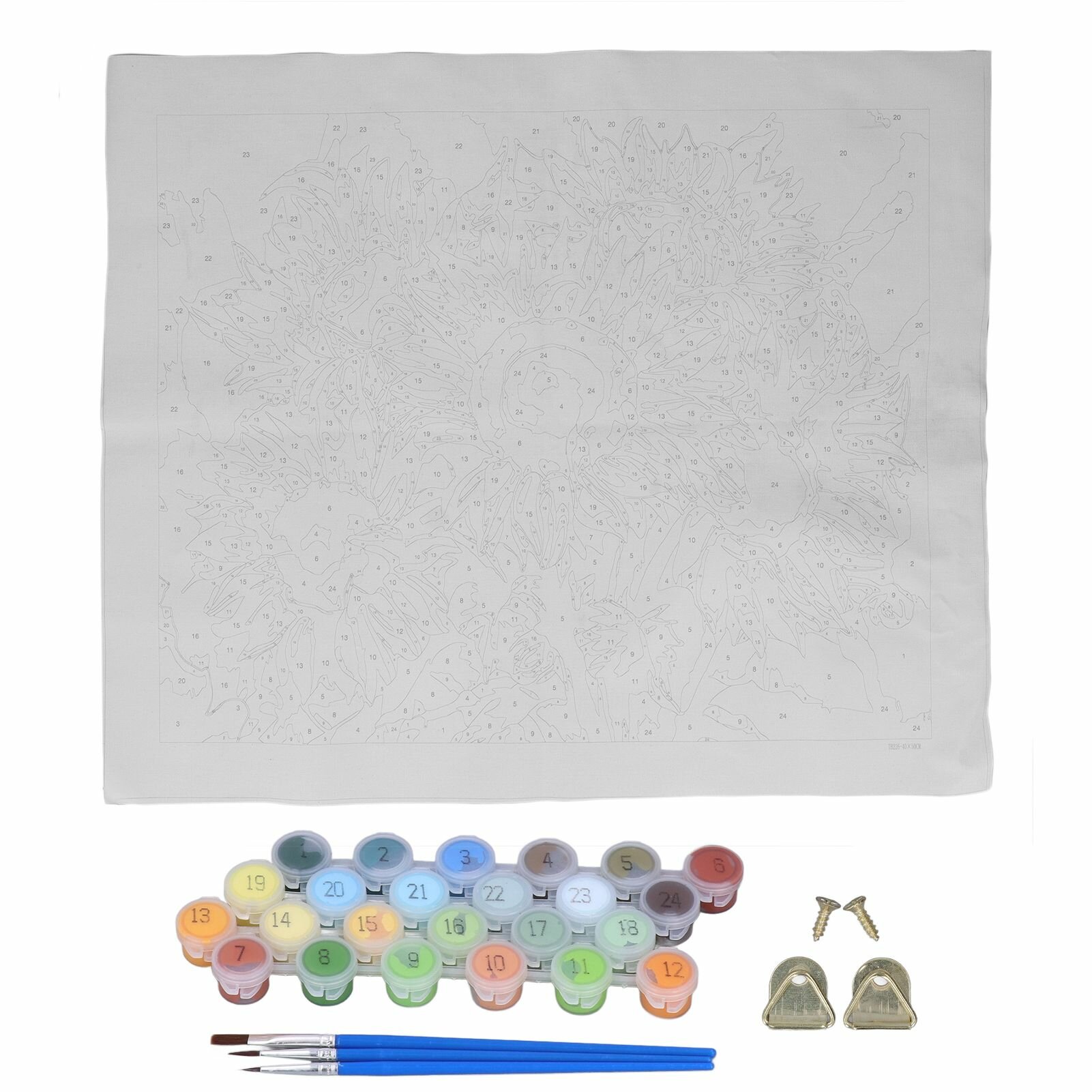 Картина по номерам подсолнухи 40х50 см