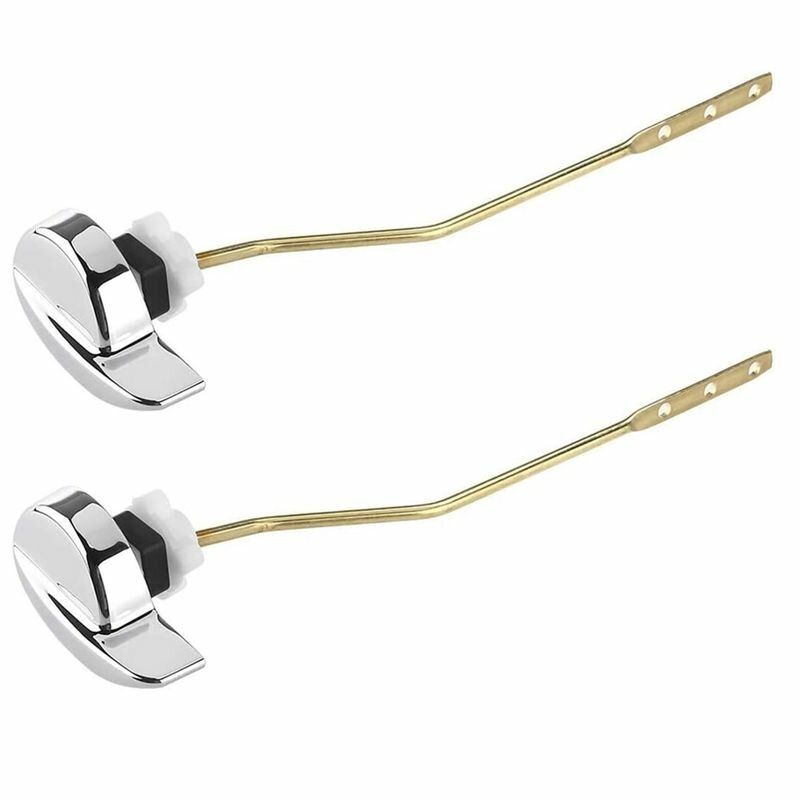 Универсальная ручка для смыва бачка унитаза с боковым креплением, сменный рычаг, подходит для большинства унитазов