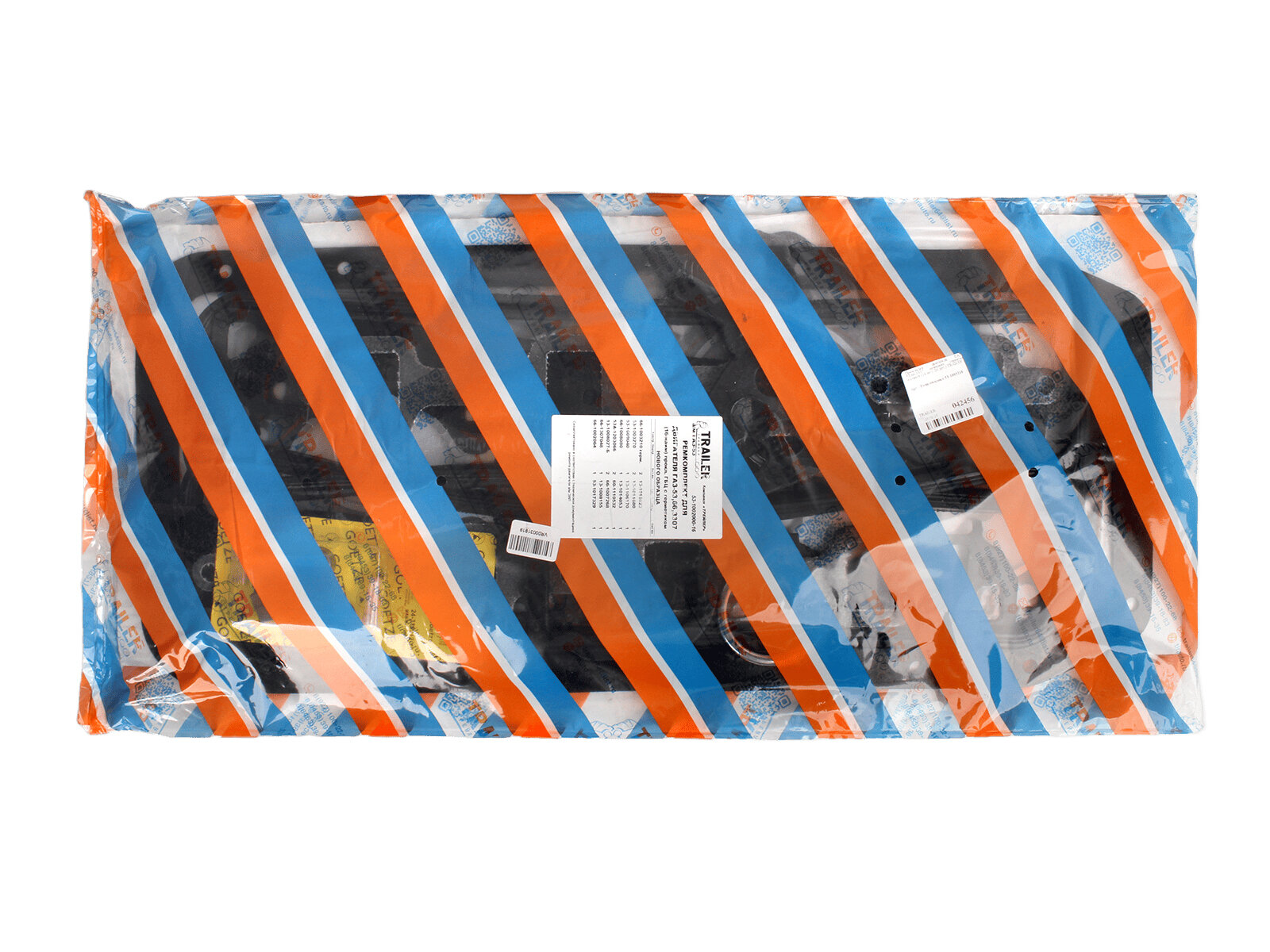 Прокладка двигателя ГАЗ-53, 66, 3307 комплект герметик полный 16 позиций/20 деталей TRAILER