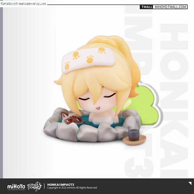 Honkai: Star Rail Hot Spring Holiday Series Аниме фигурка 4.5-7.3cm, Изысканный подарок, Yae Miko