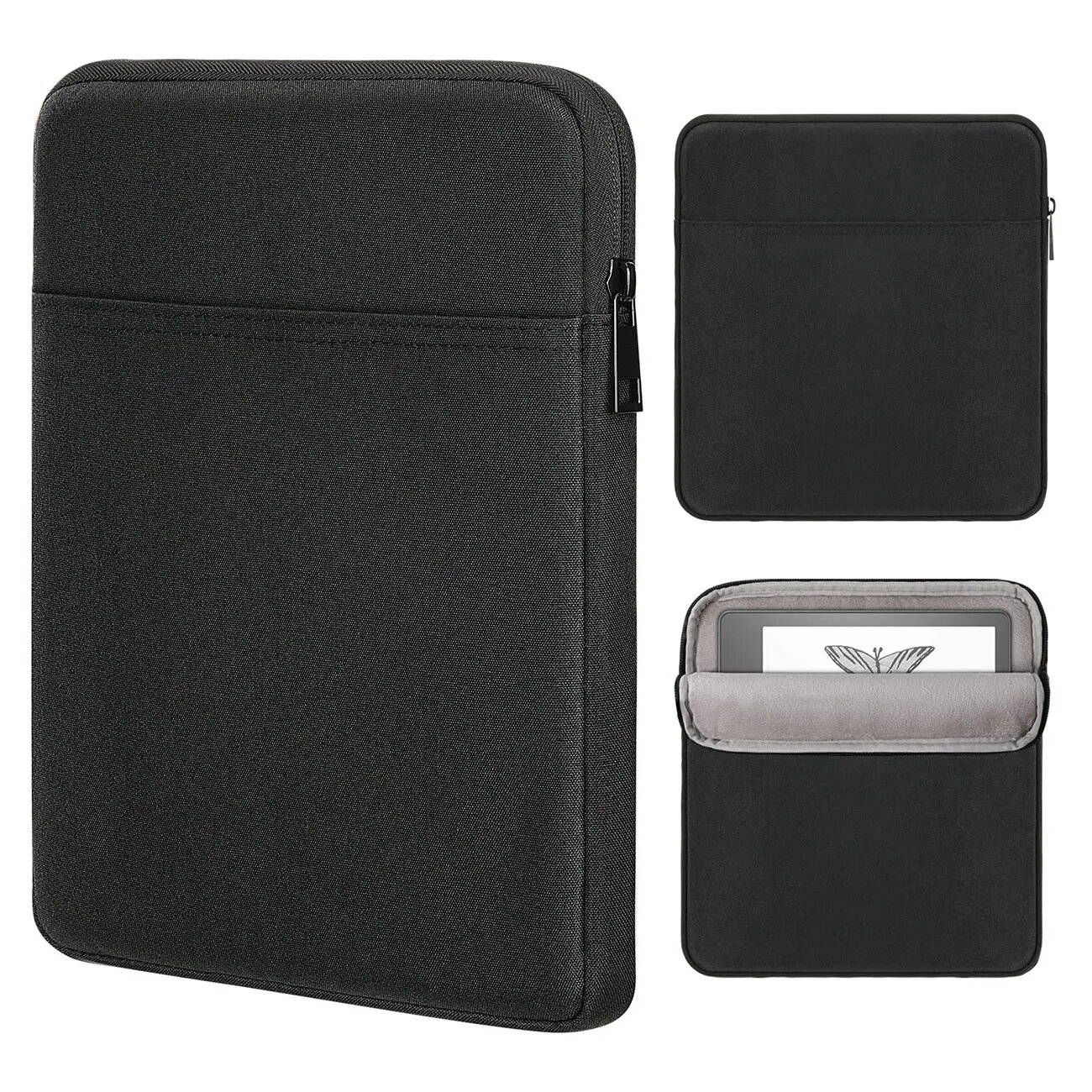 Чехол для планшета MoKo для Kindle Scribe 10,2 дюйма 2022, защитная сумка, портативный чехол с двумя карманами и держателем для ручки, Scribe 10.2-BLACK, Kindle Scribe 10.2
