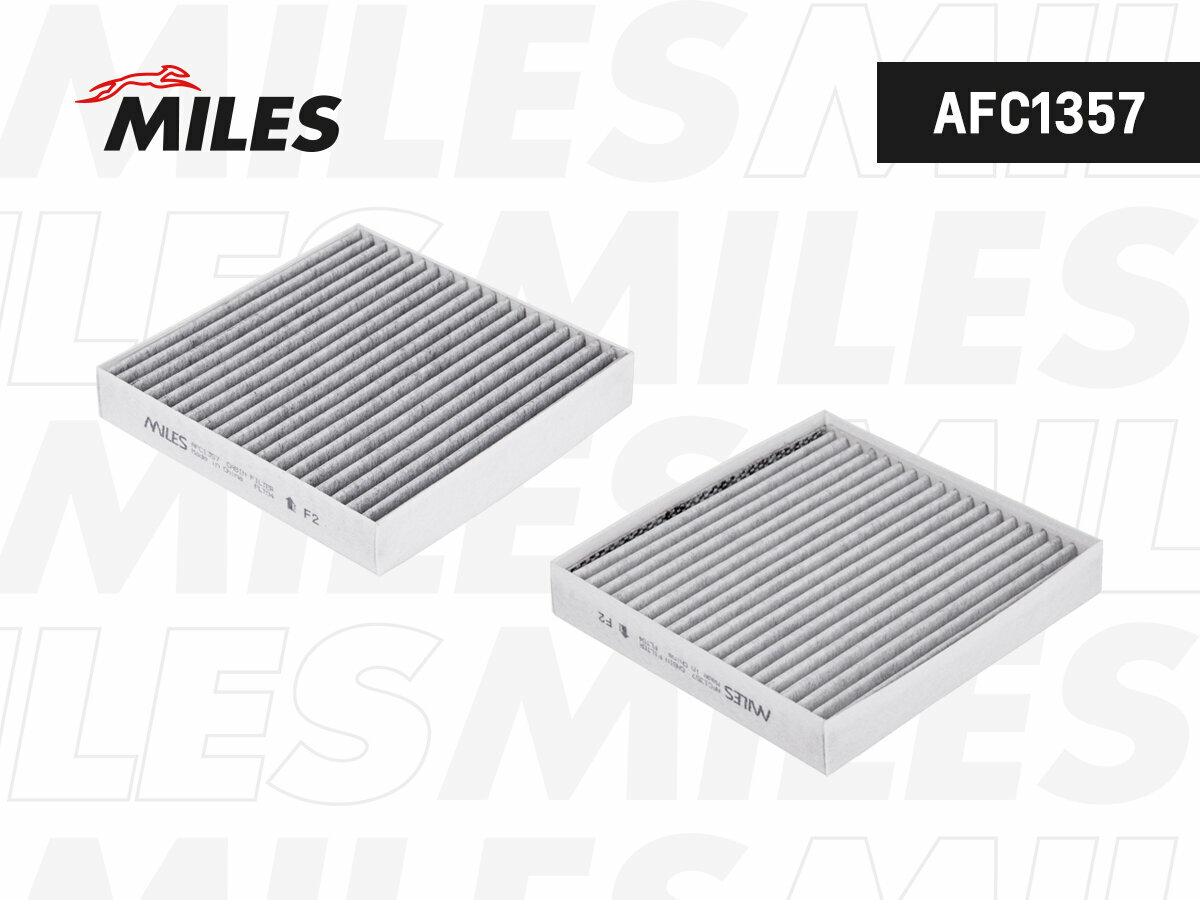 MILES Фильтр салона KIA PICANTO 17- угольный