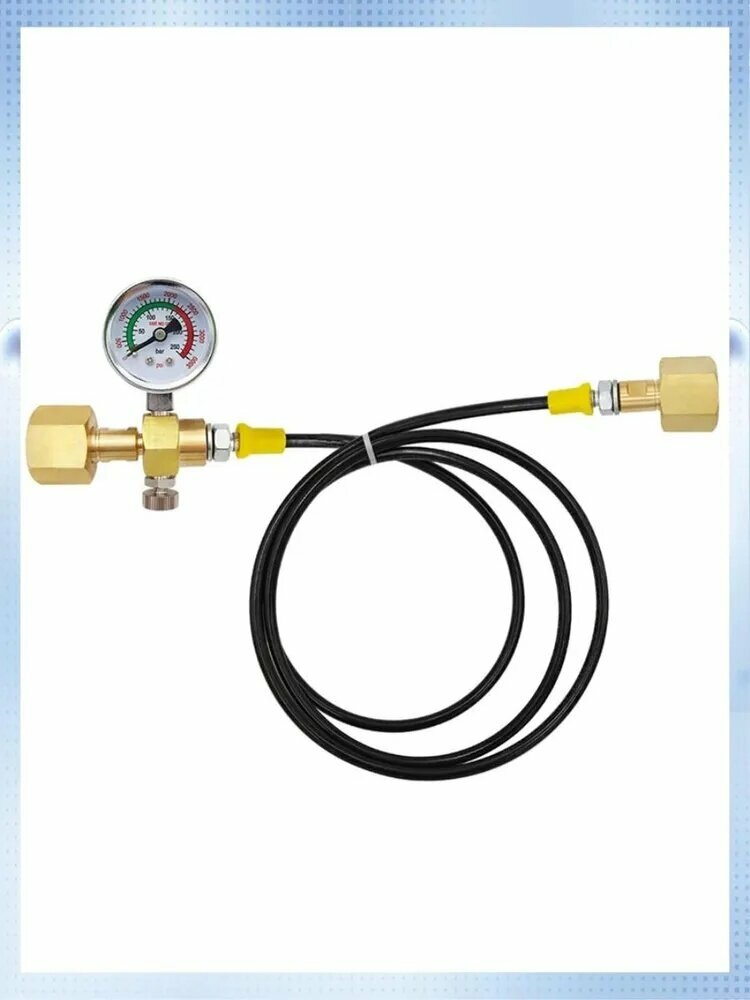 Адаптер Сварного Газа, G3/4 Станция Пополнения Для Азота, Аргона, CO2 От 40 Л Бутылок До Небольших Резервуаров