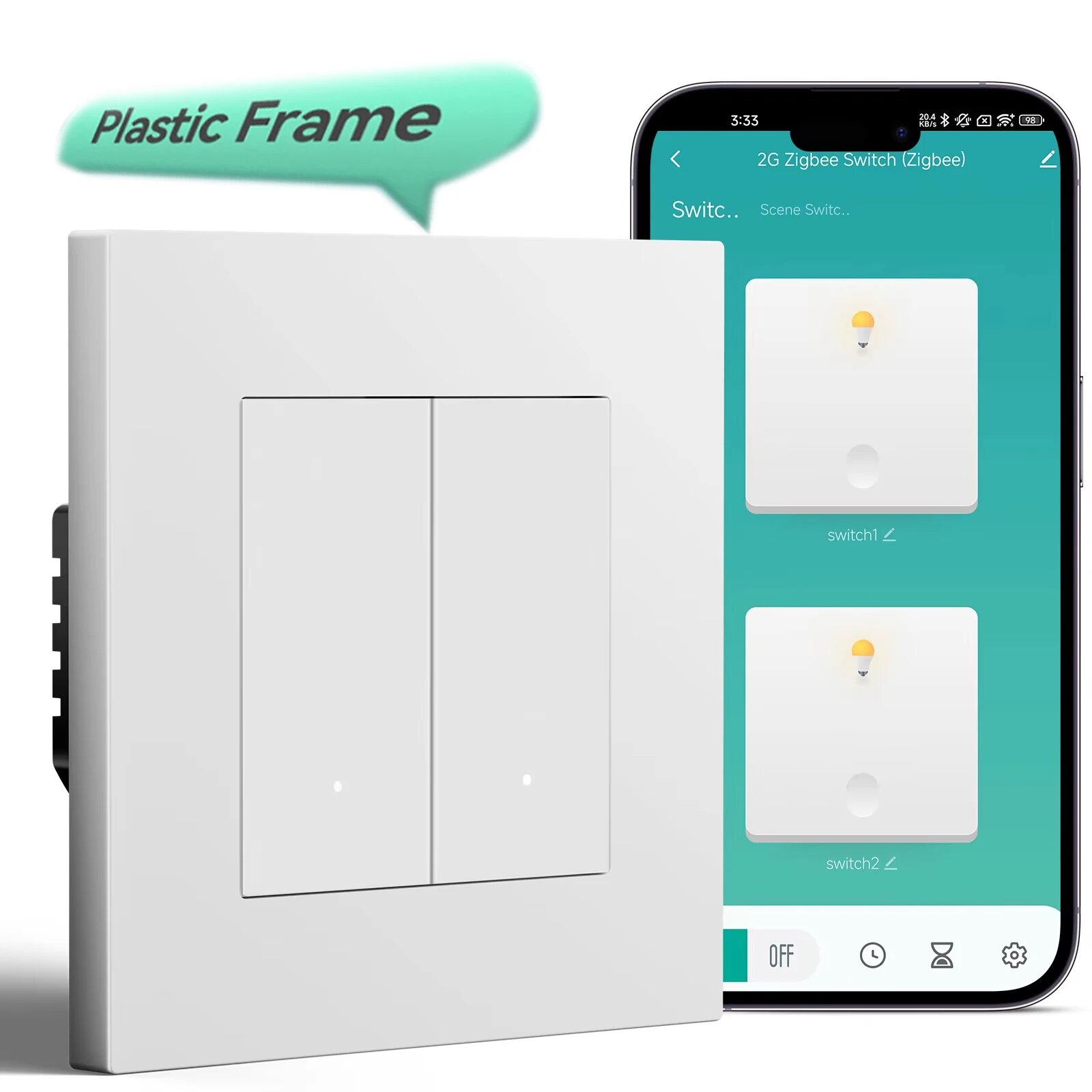 Умные выключатели BSEED E-Series 1/2/3/4 Gang