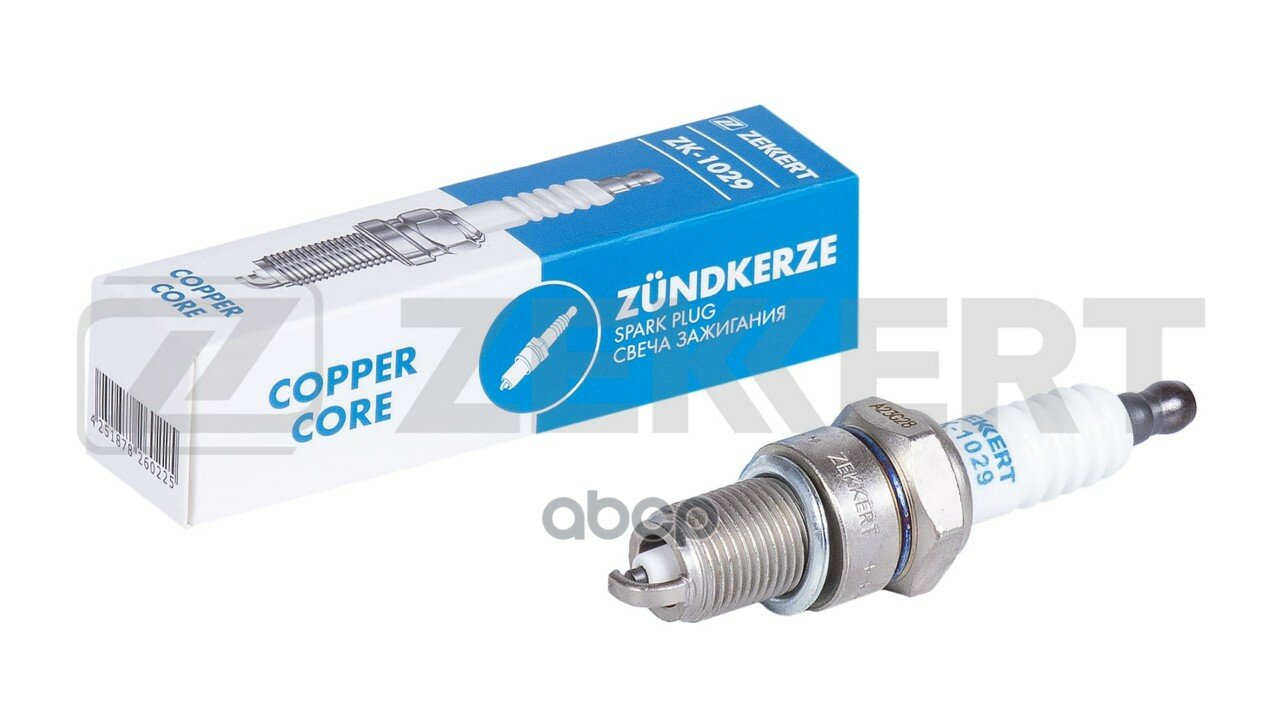 Свеча зажигания (аналог NGK 3028 цена за 1 шт.) Kia Rio 00- Chevrolet Aveo (T250 T255) 05- Daewoo Zekkert арт. zk-1029 -