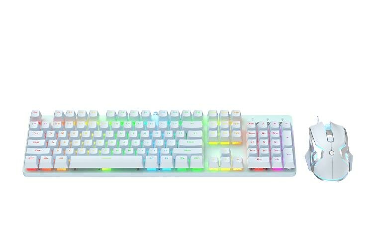 Гейминговый набор AJAZZ Sentinel клавиатуры и мыши USB для ПК, multicolor