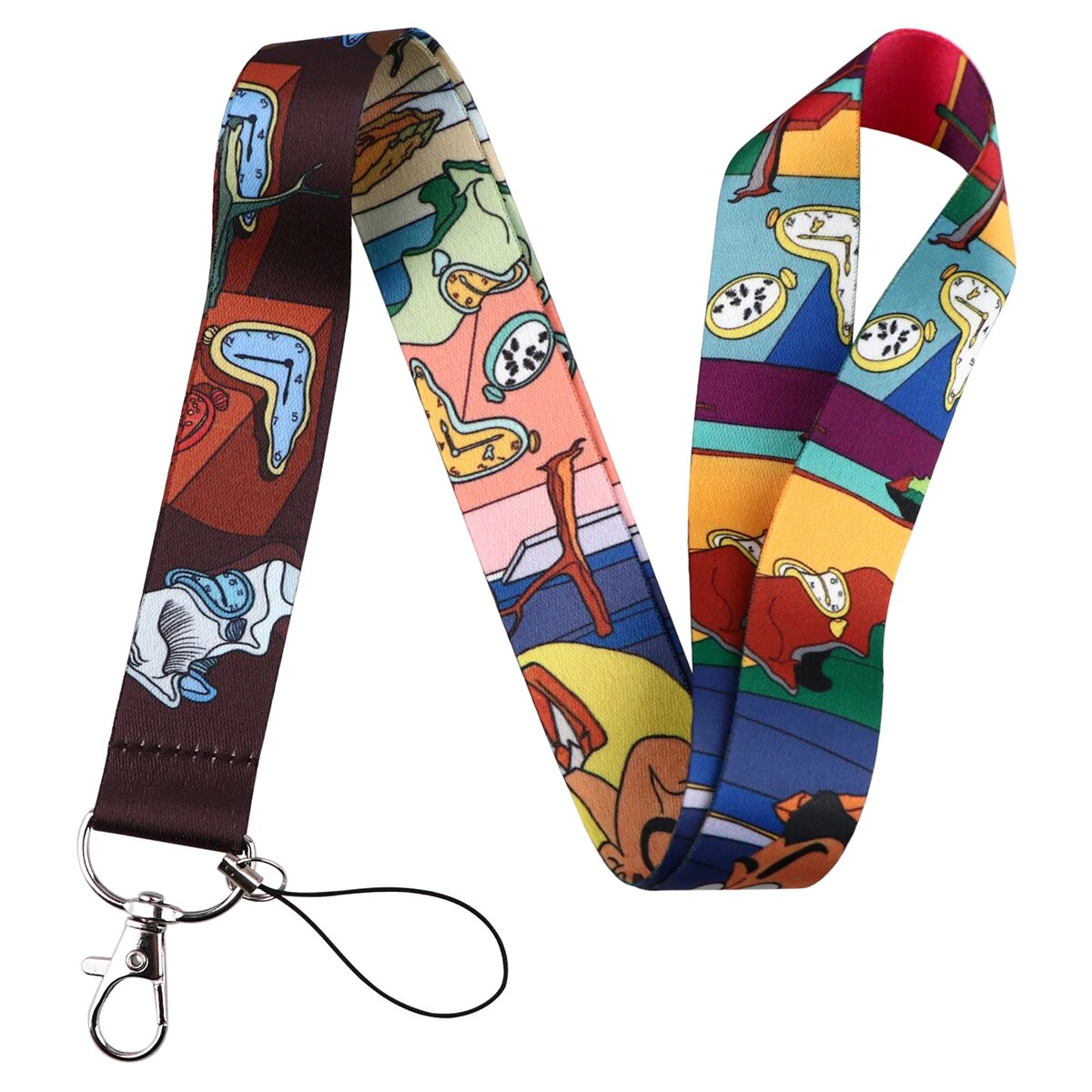 Картина маслом, брелок, ремешок для телефона, ремни для ключей, держатель для удостоверения личности, шейный ремешок, шнур для ключей, подвесная веревка, лариат, ювелирные изделия