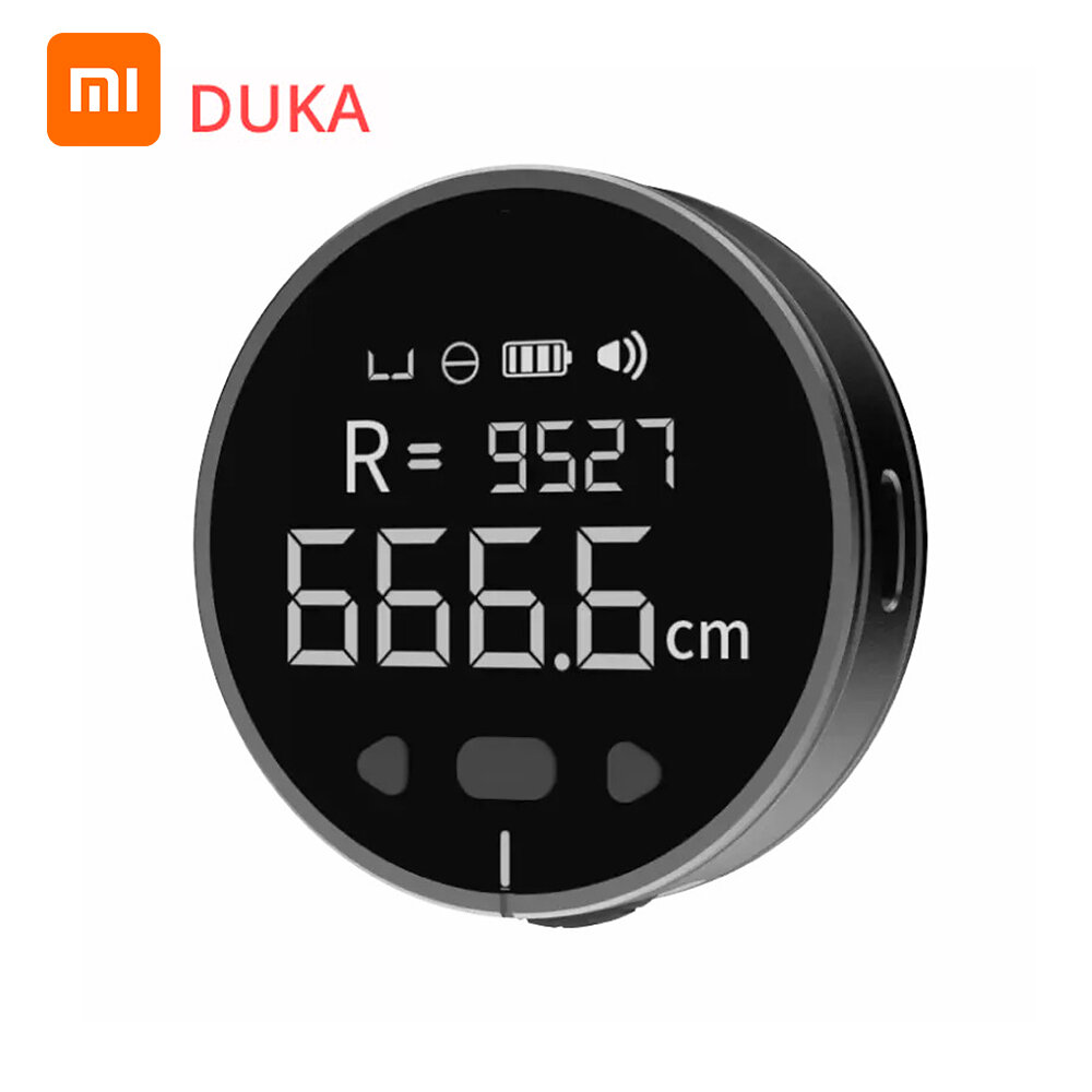 Электронная линейка Duka Small Q 8 в 1 с ЖК-дисплеем высокой четкости и сверхдлительным сроком службы батареи. Инструмент для измерения длины.