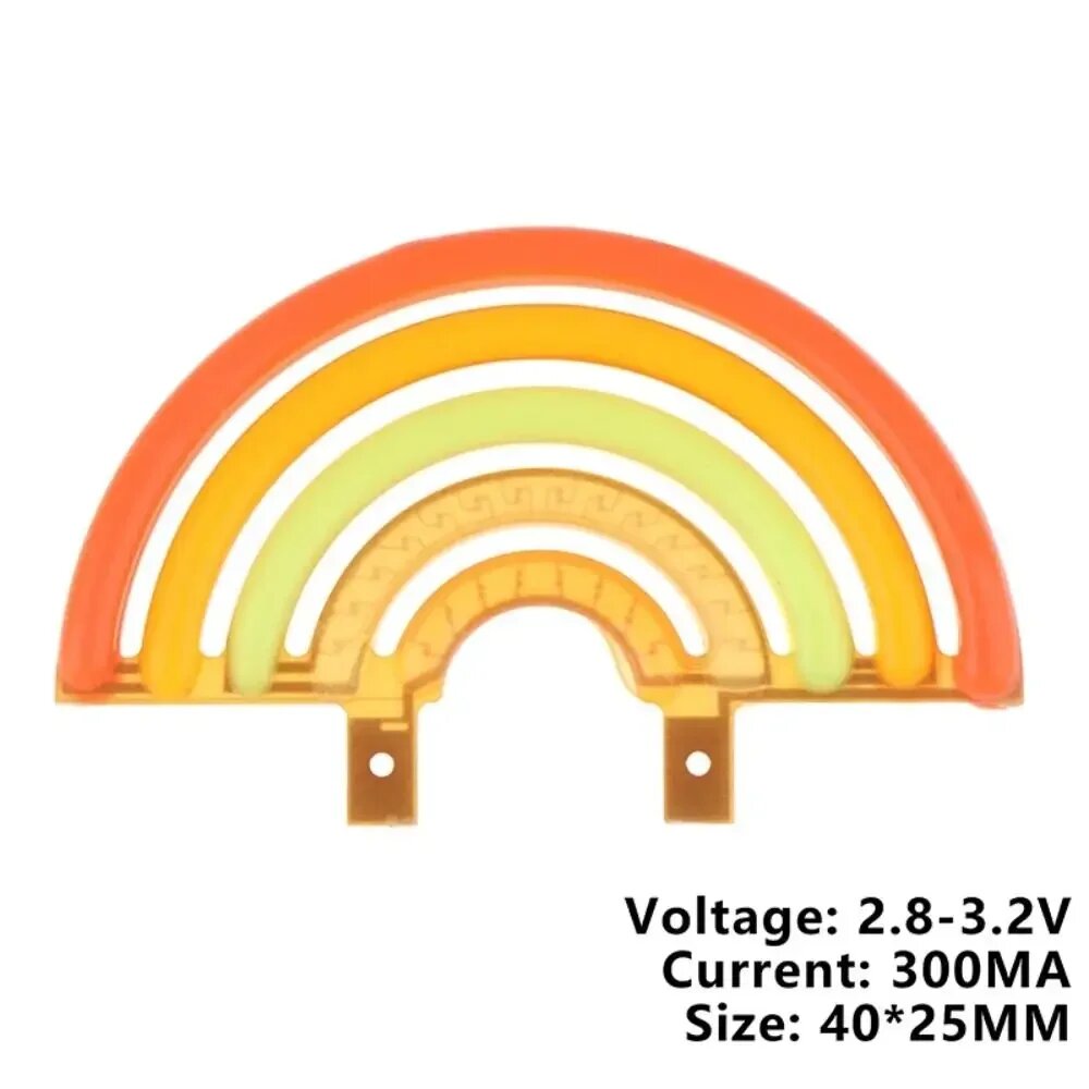 Светодиодная радуга, 2.8-3.2V, 300mA, 40*25MM, Цвет: 22