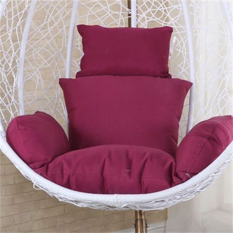 Подвесная корзина с подушкой, съемная и моющаяся, подушка для балконного ротангового кресла, утолщенная подушка для качалки в виде птичьего гнезда, подвесное кресло